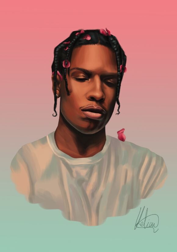 ArtStation - portrait of asap i did last year!