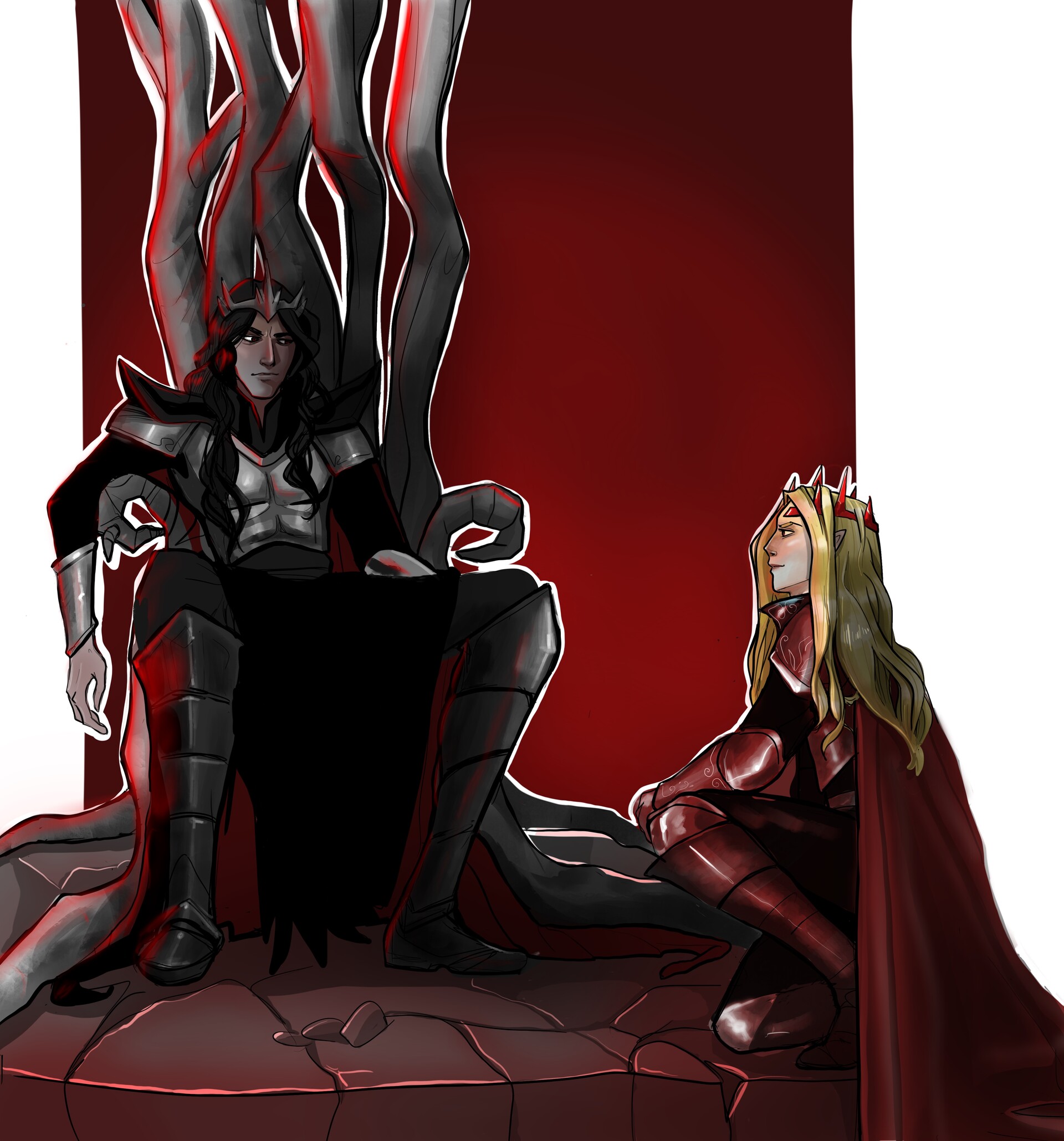 ArtStation - Melkor and Sauron