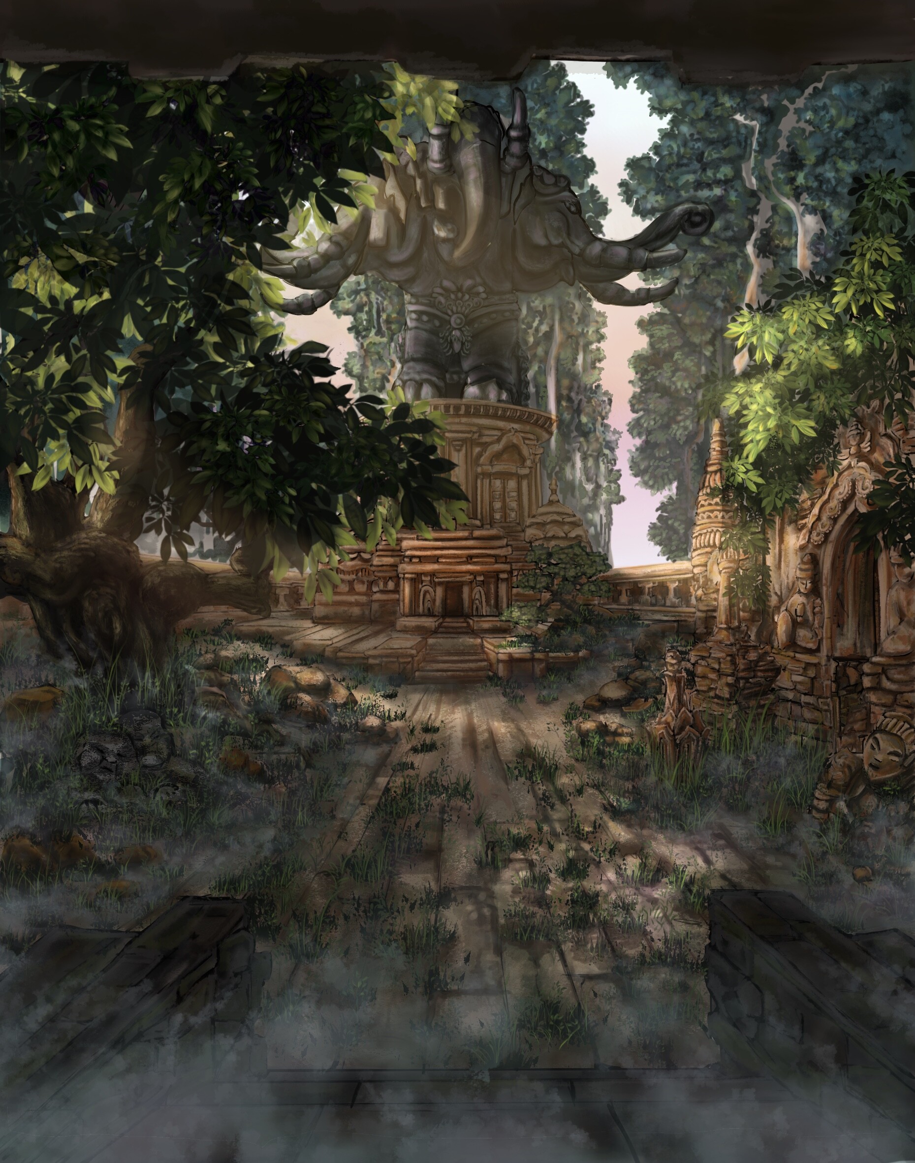 ArtStation - Mysterious ancient India