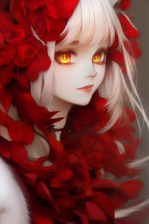 Artstation Red Haired Cat Girl