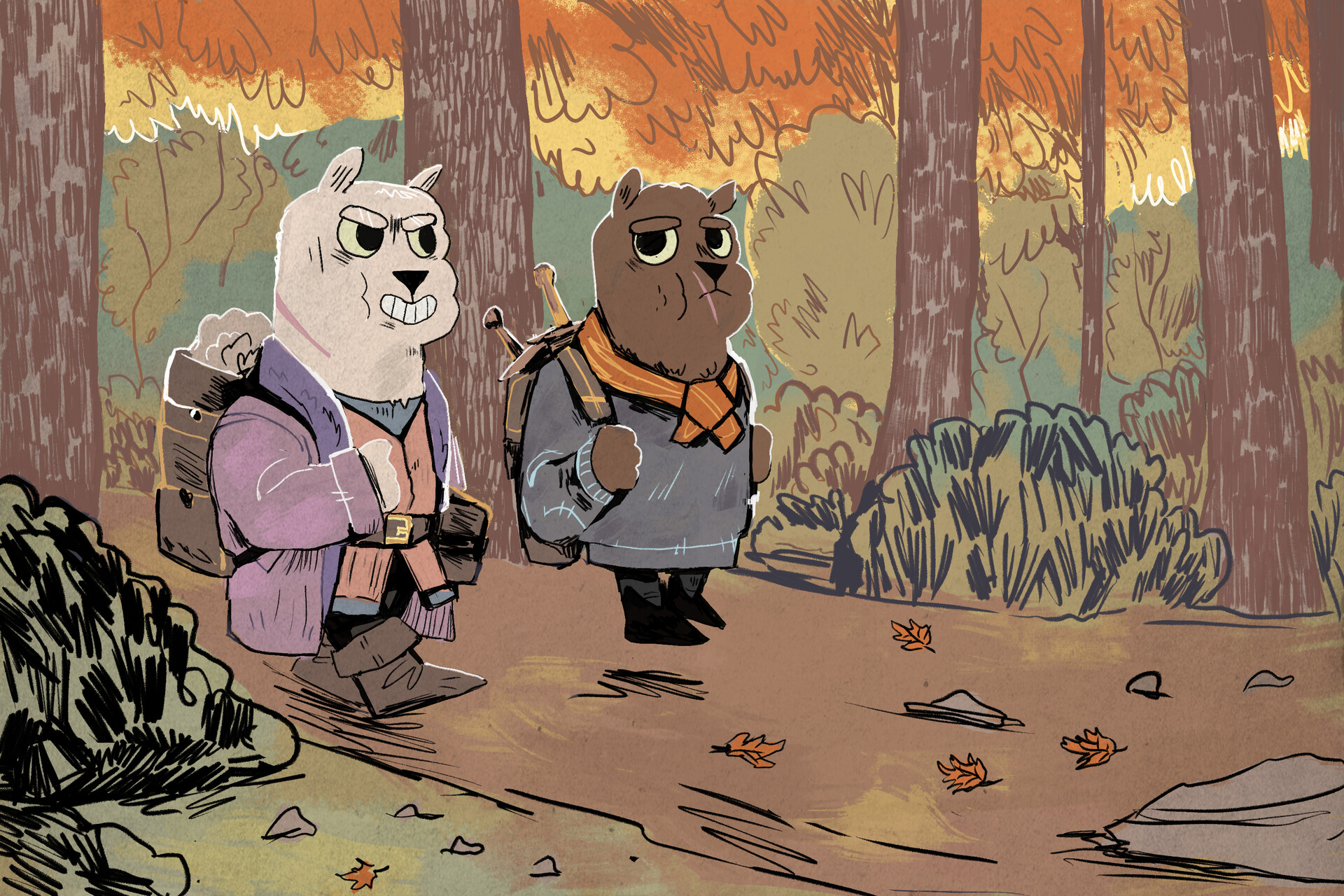 ArtStation - Two Alpacas