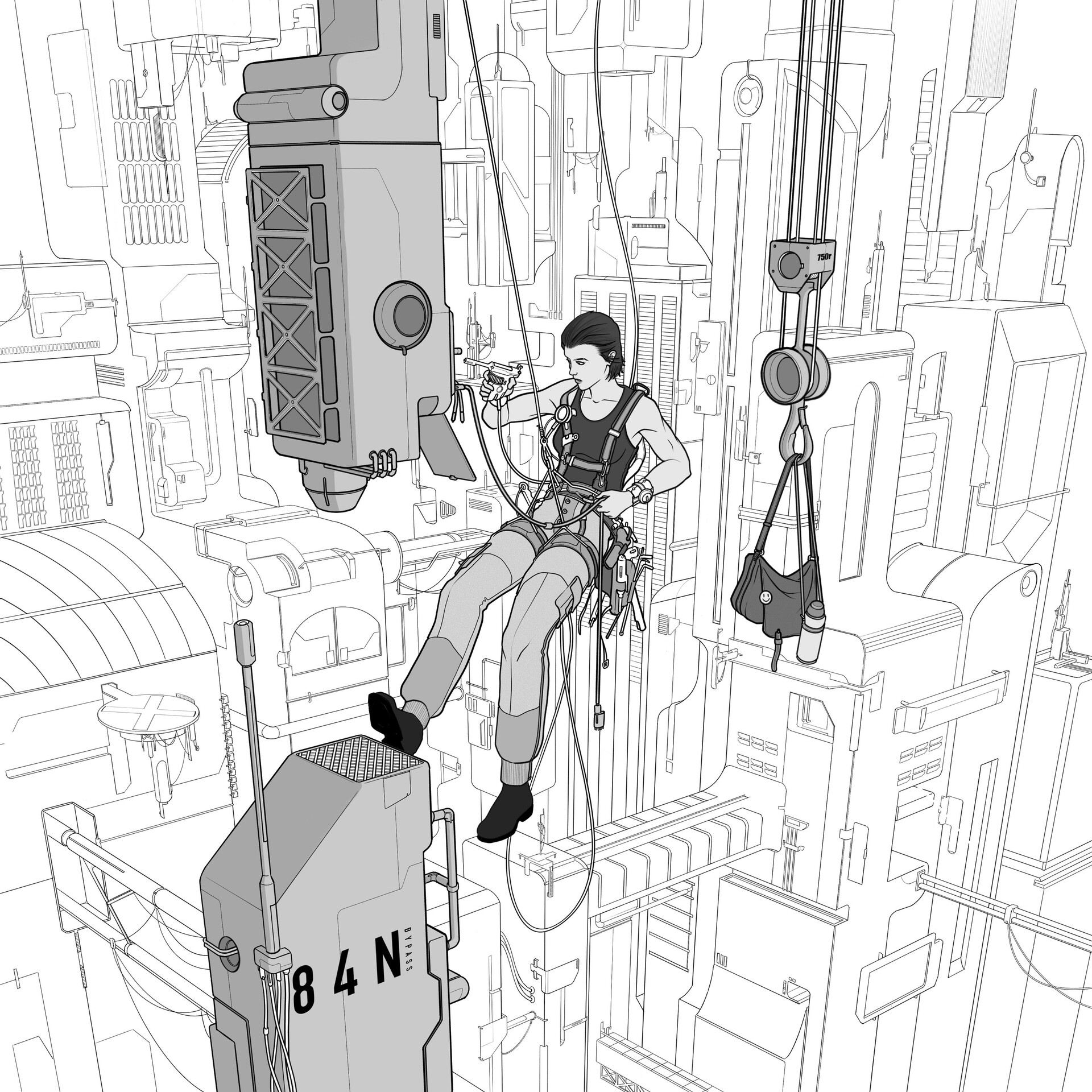 ArtStation - "Maintenance at 84North"