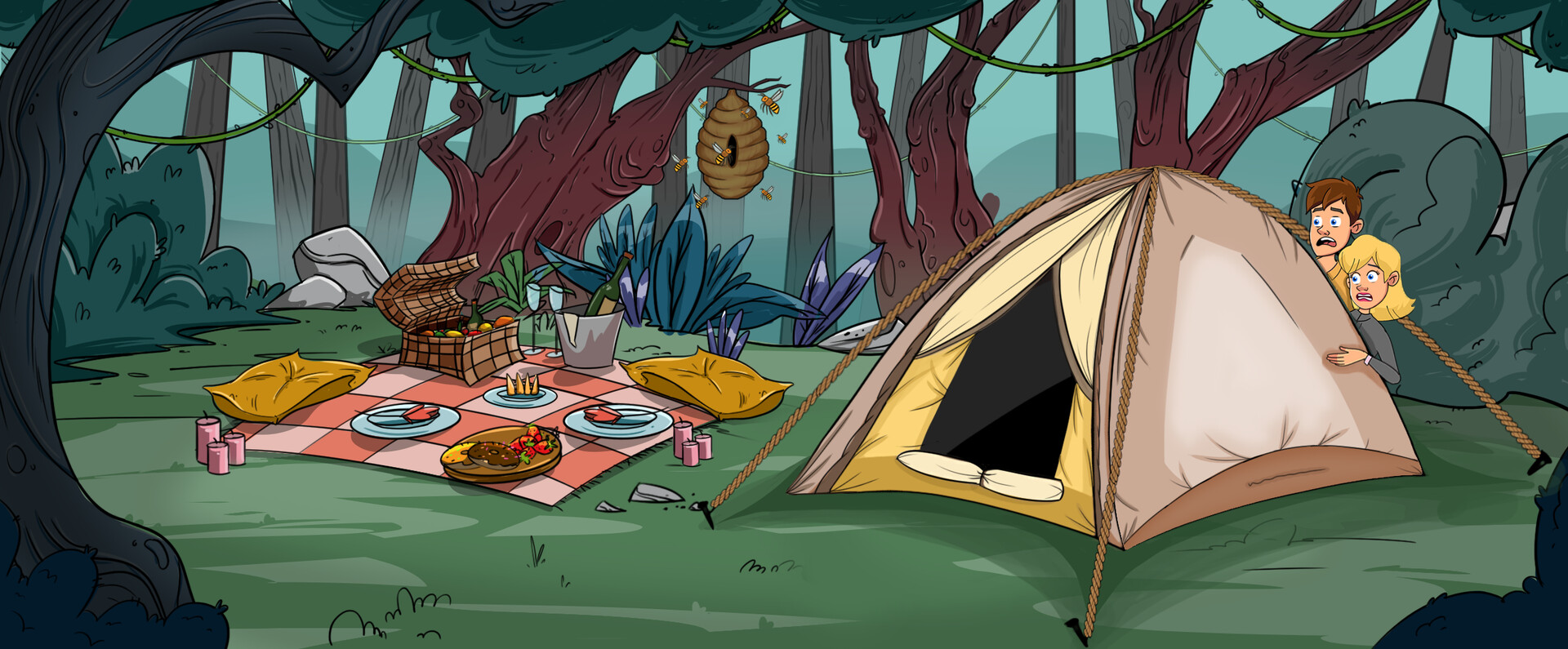 ArtStation - 2D Game Background