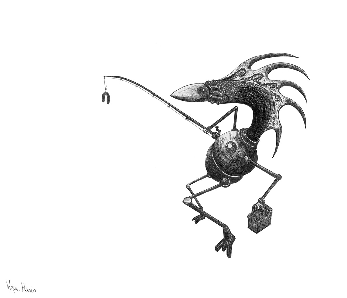ArtStation - El pez pescador / The angler fish