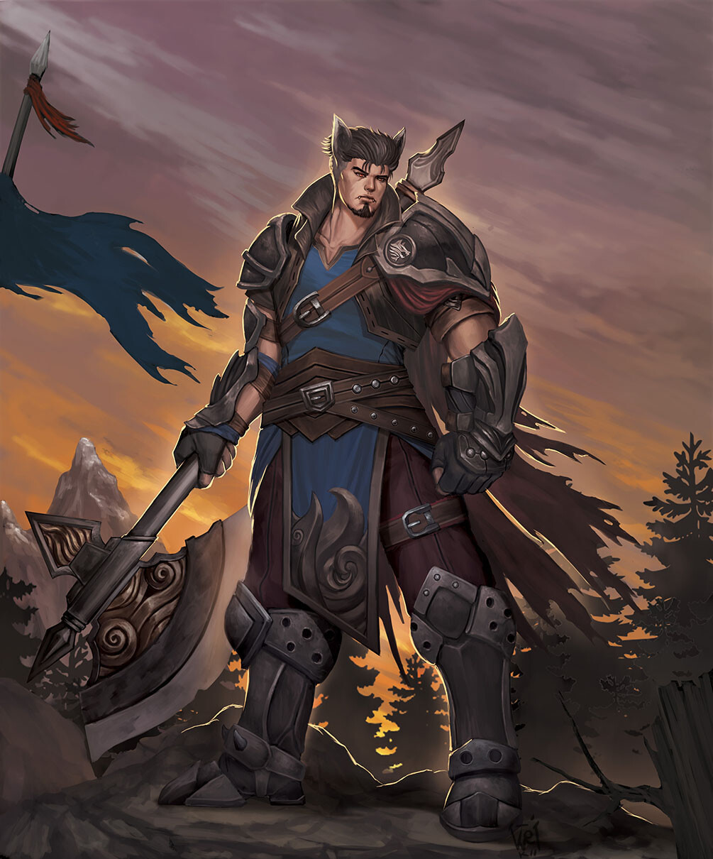 ArtStation - Brynn the Barbarian