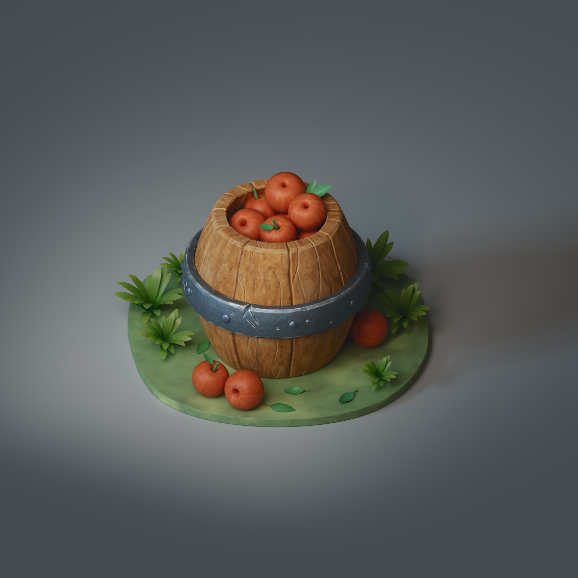 ArtStation - apple barrel