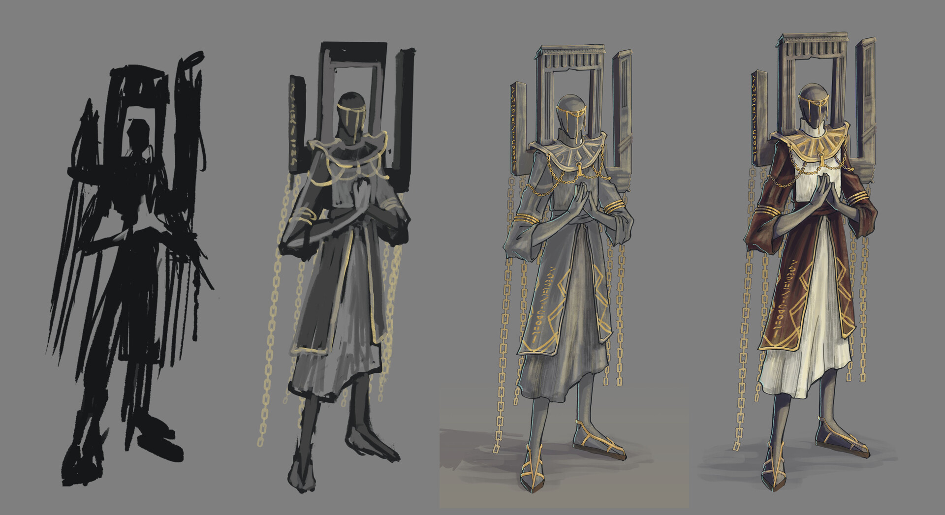 Hilda - Concept Art for a lost civilisation and Character Concept