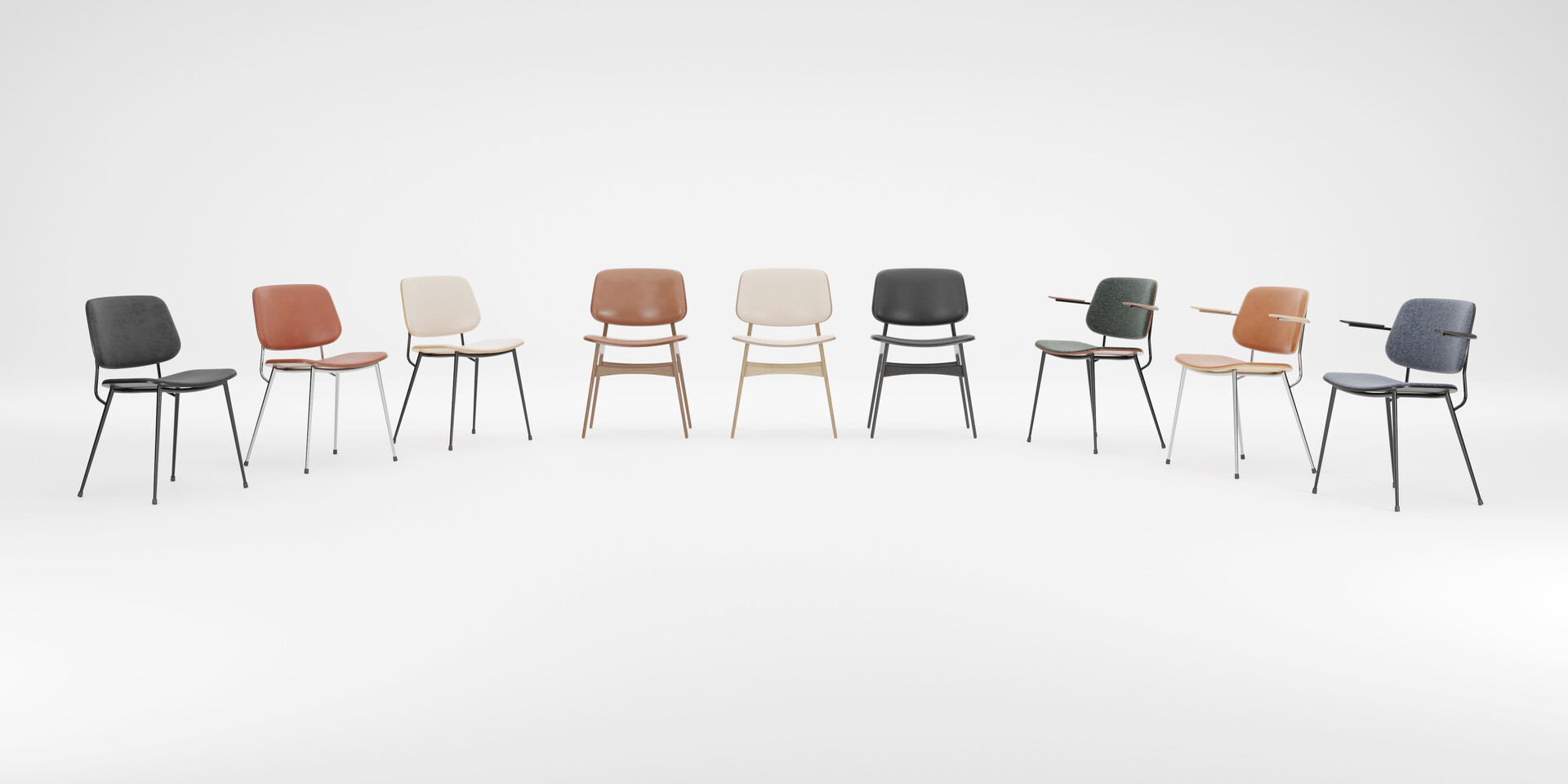 ArtStation - Fredericia Soborg chair collection