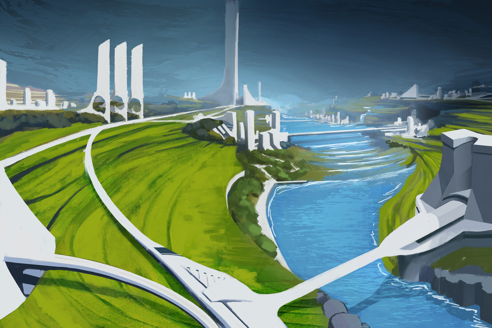 Garrett Wolff - Lunar Lava Tube Interior #1