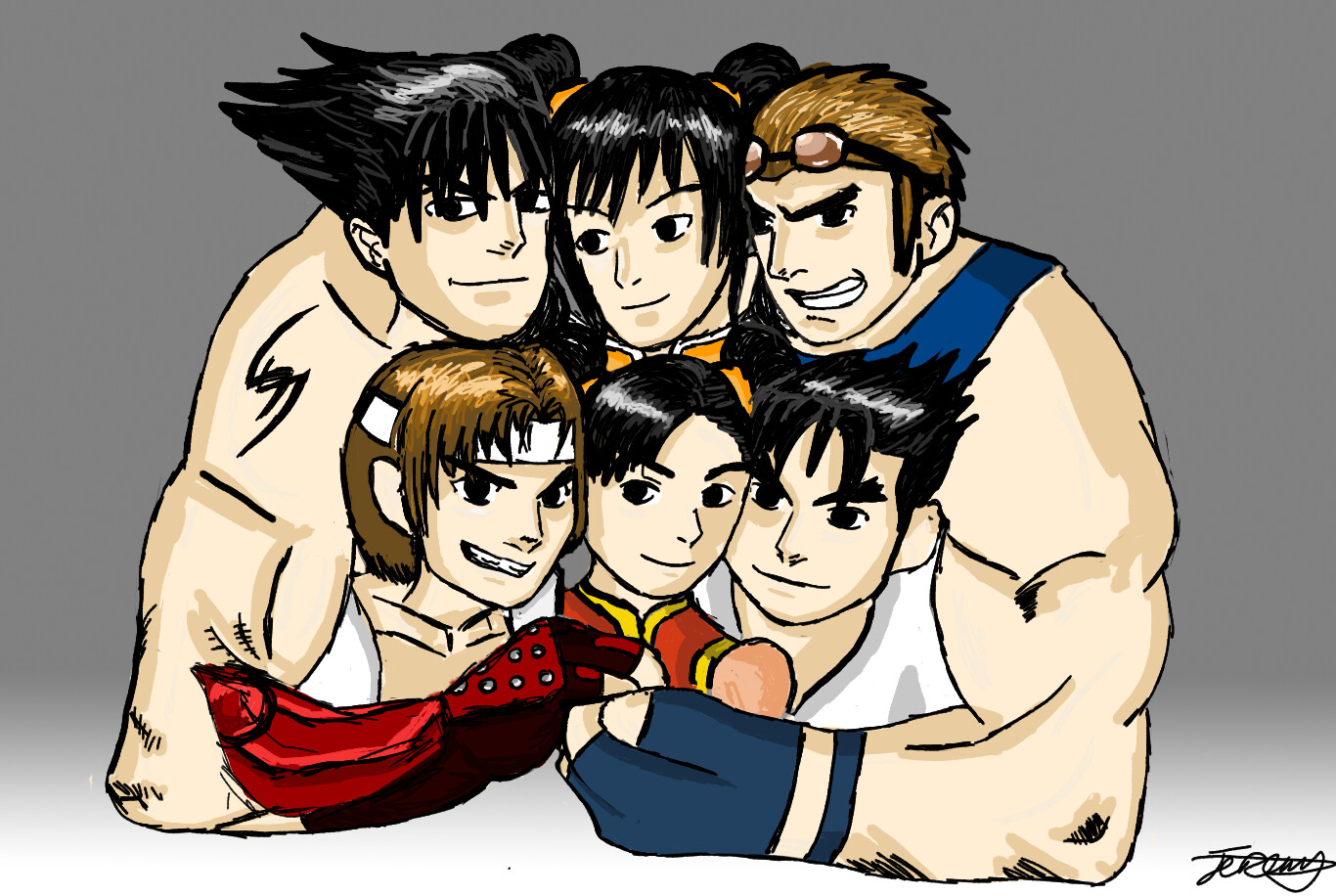 Tekken Hwoarang And Xiaoyu