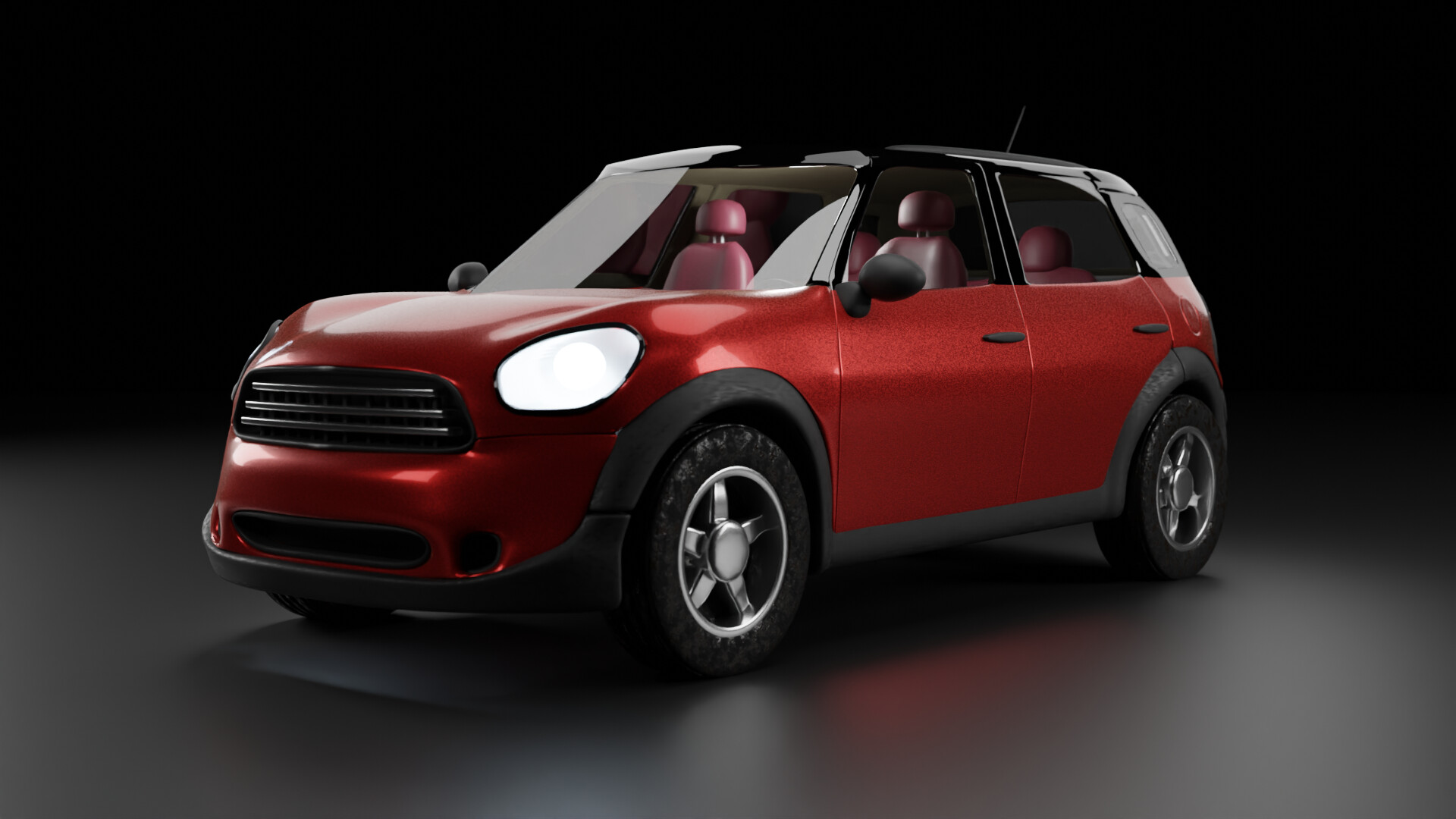 ArtStation - MINI COOPER Based 3D Vehicle.