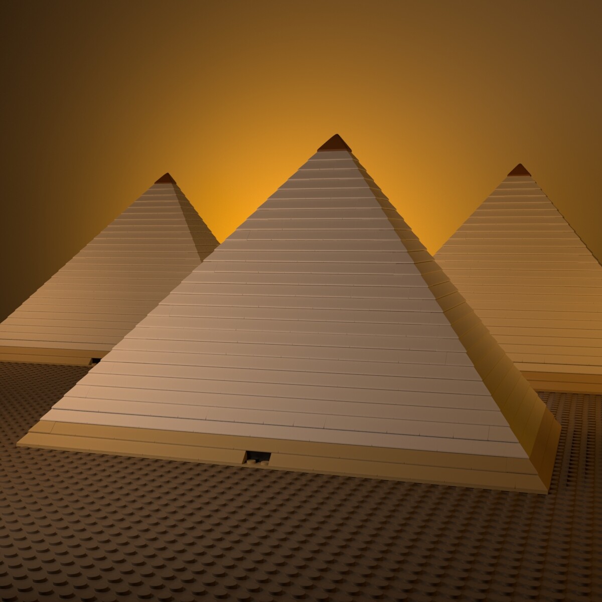 ArtStation - Lego Pyramids Micerino - Kefrén - Keops