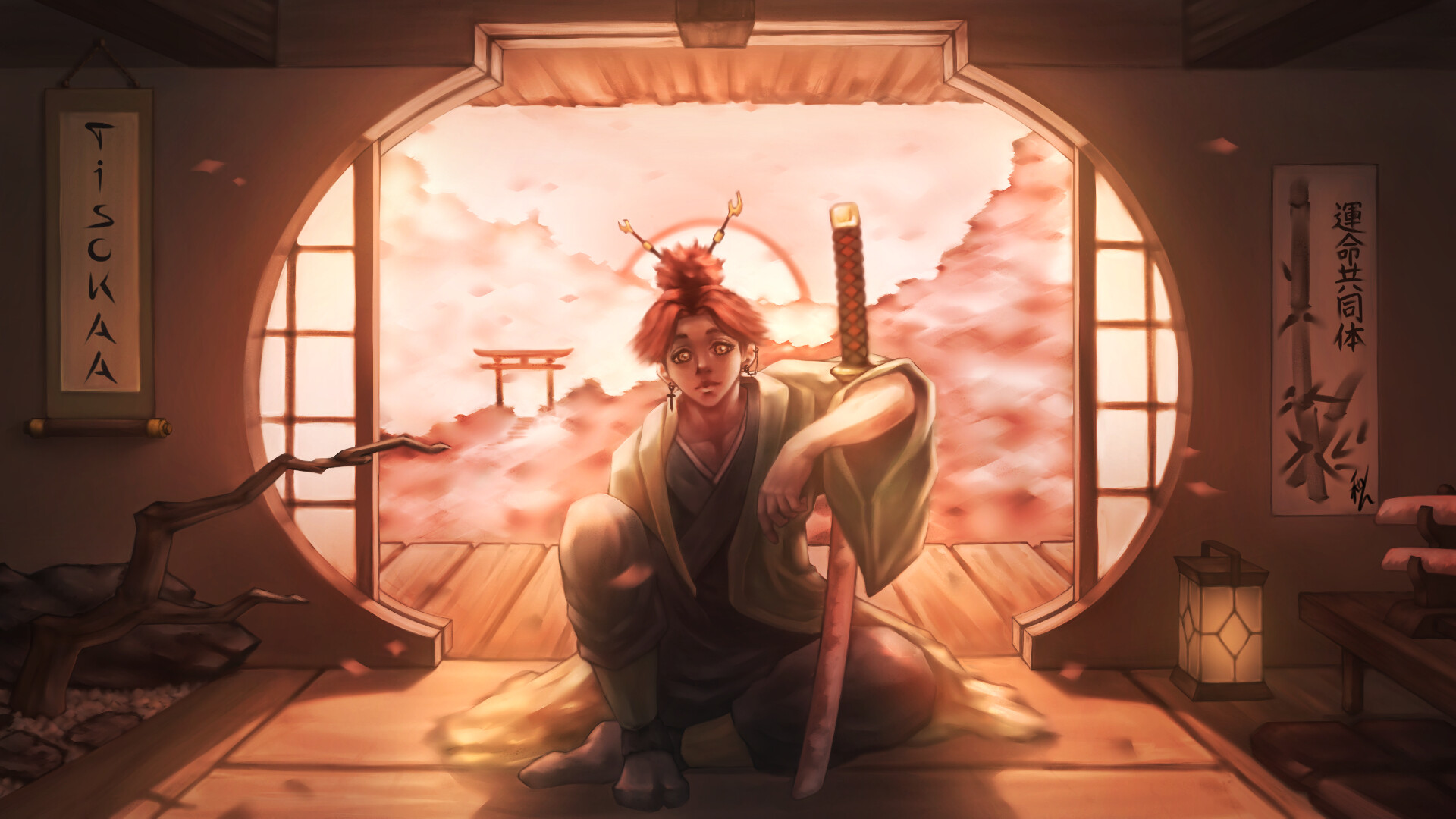 ArtStation - Sunset Samurai