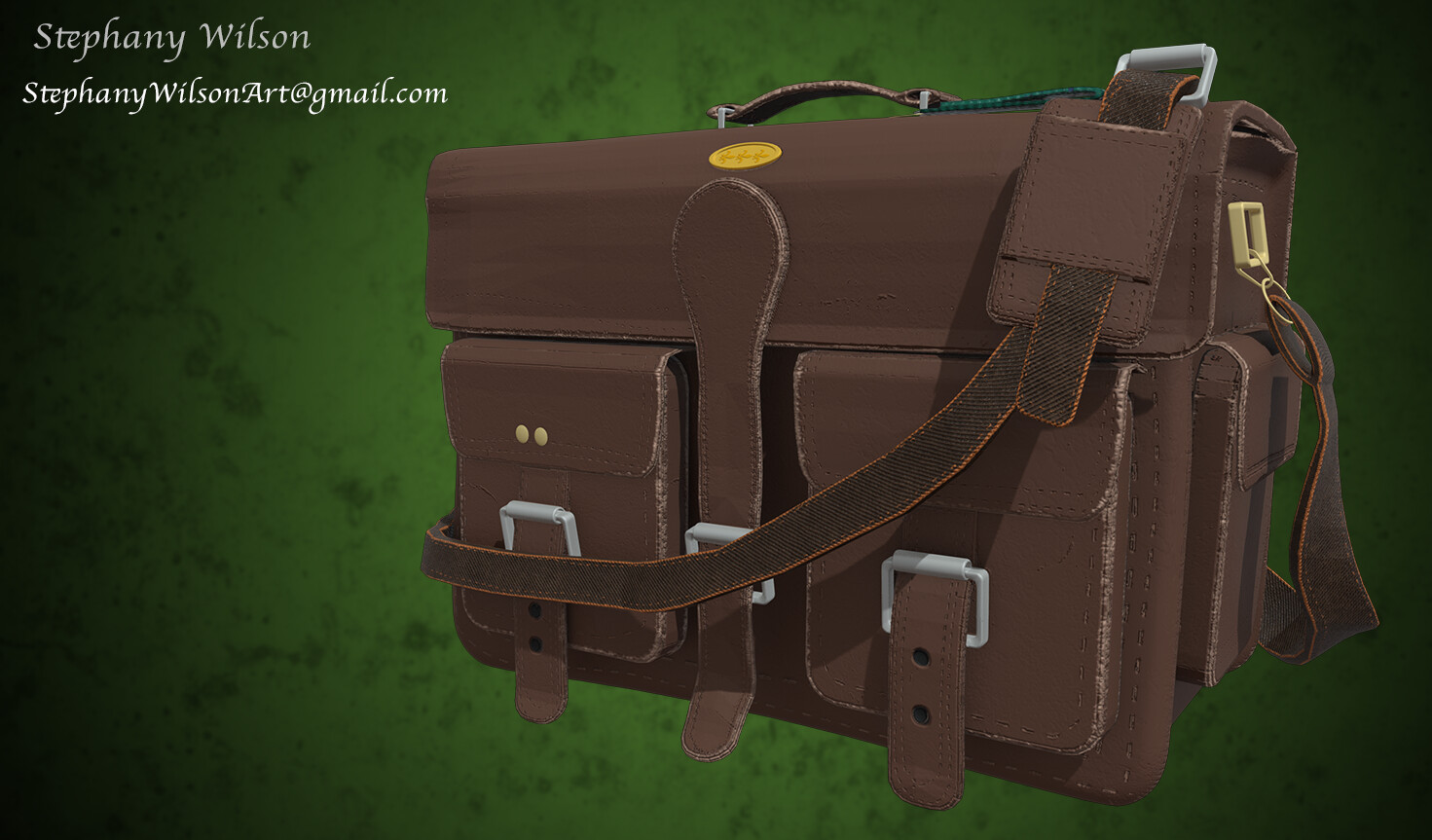 ArtStation - Leather Laptop Bag (Project Breakdown)