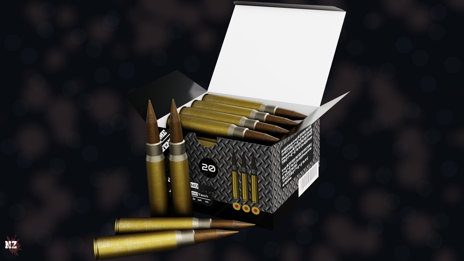 NZ Bullet Studio - KR-7.92M Ammo