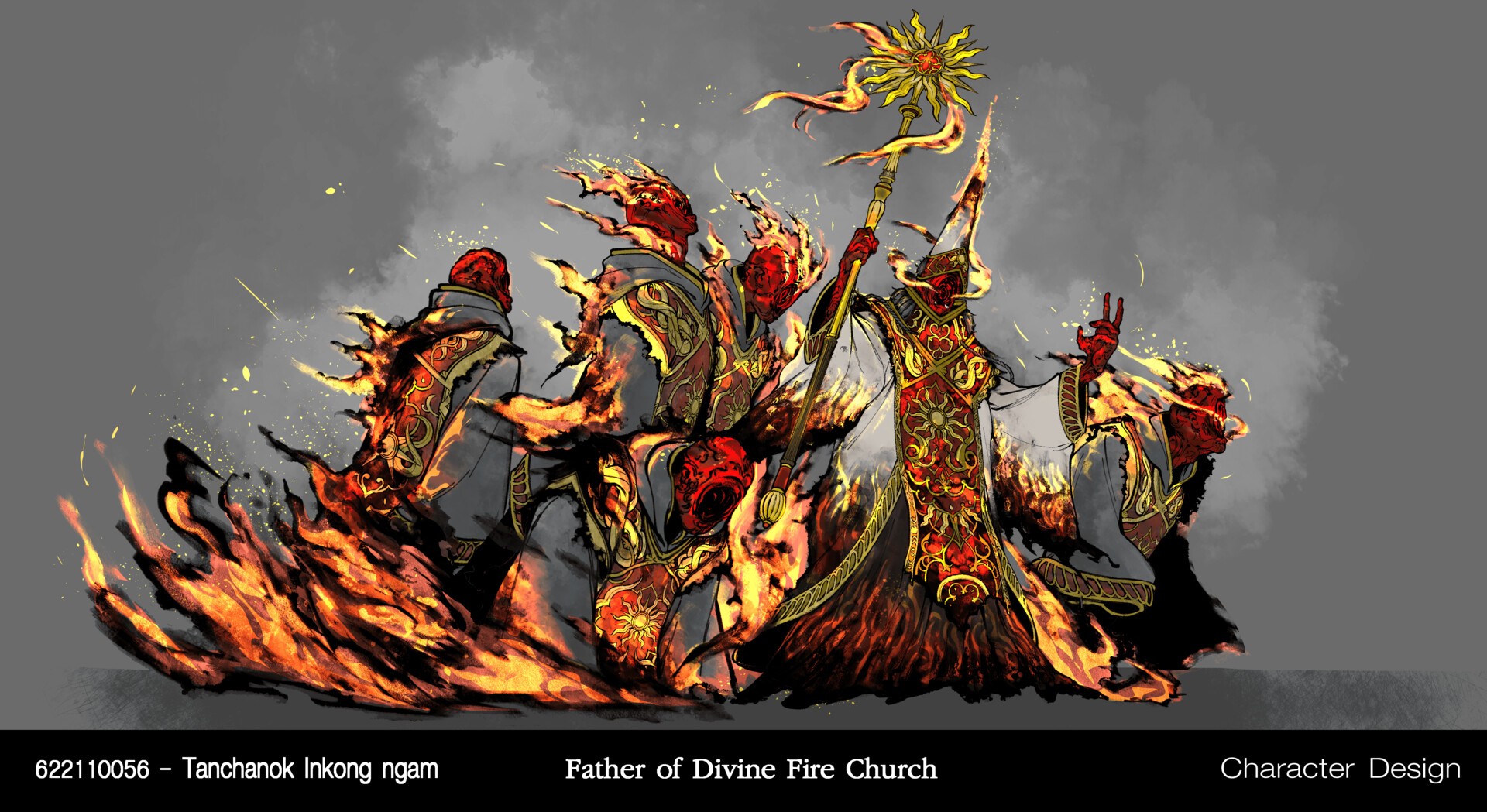 ArtStation - Divine fire church