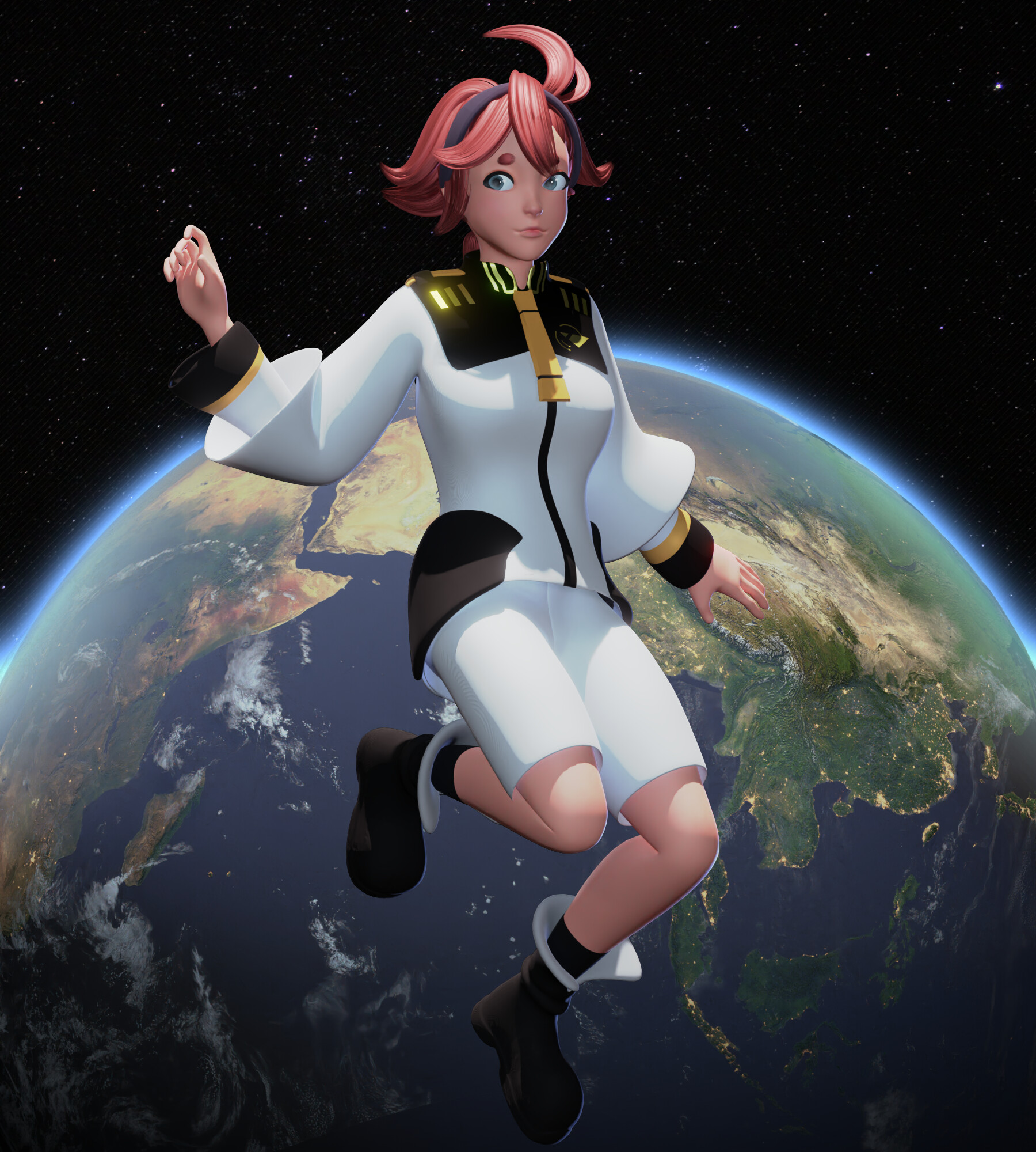 ArtStation - Suletta Mercury - Mobile Suit Gundam : The Witch from Mercury