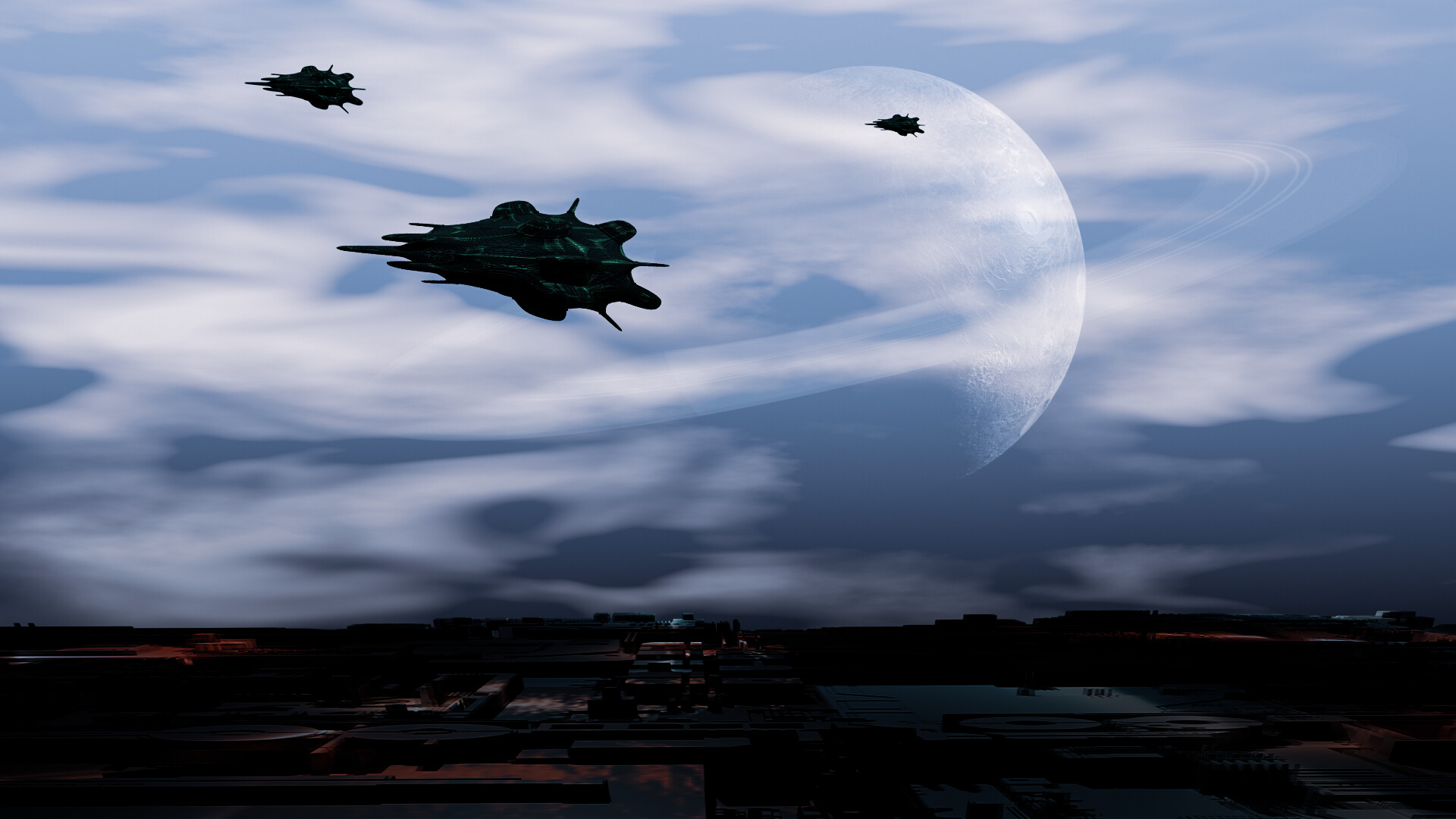 ArtStation - Alien Outpost.