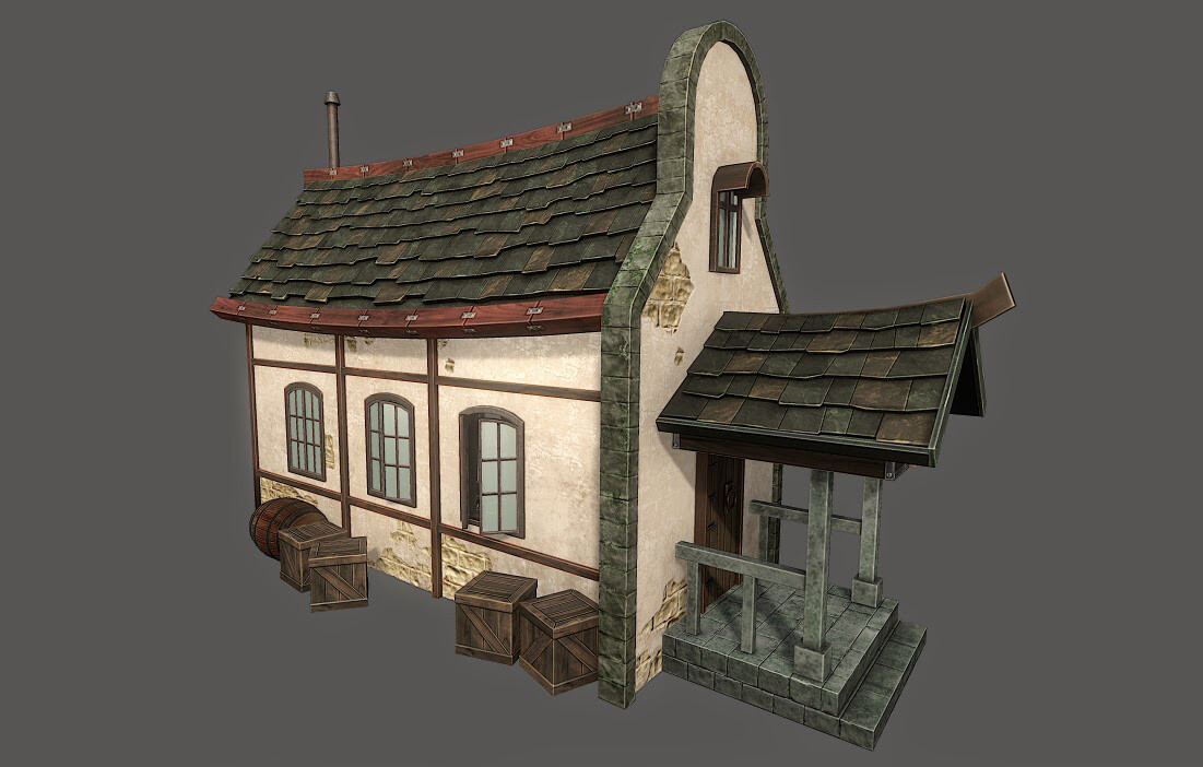 ArtStation - Fictional House/Store