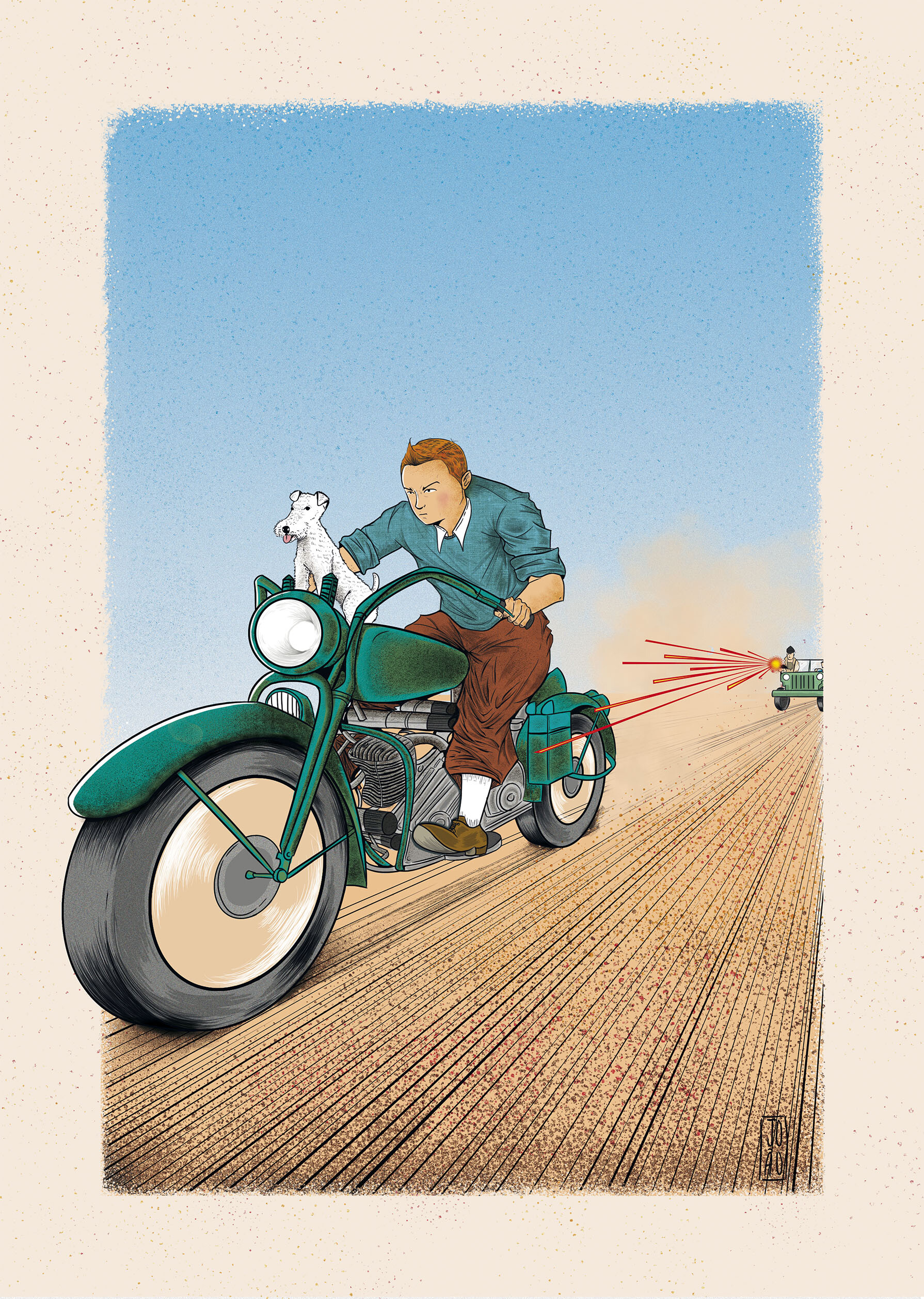 ArtStation - Tintin Poster