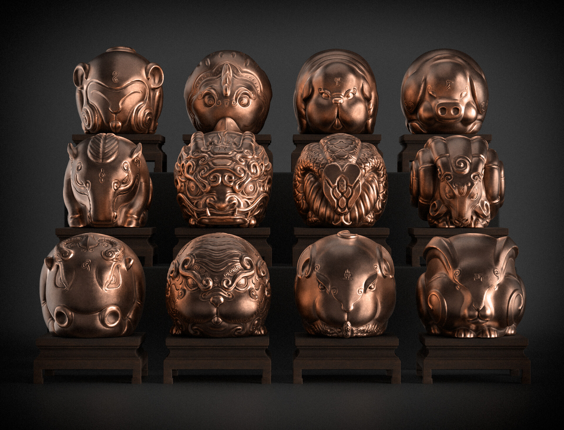 ArtStation - Chinese Zodiac Collection
