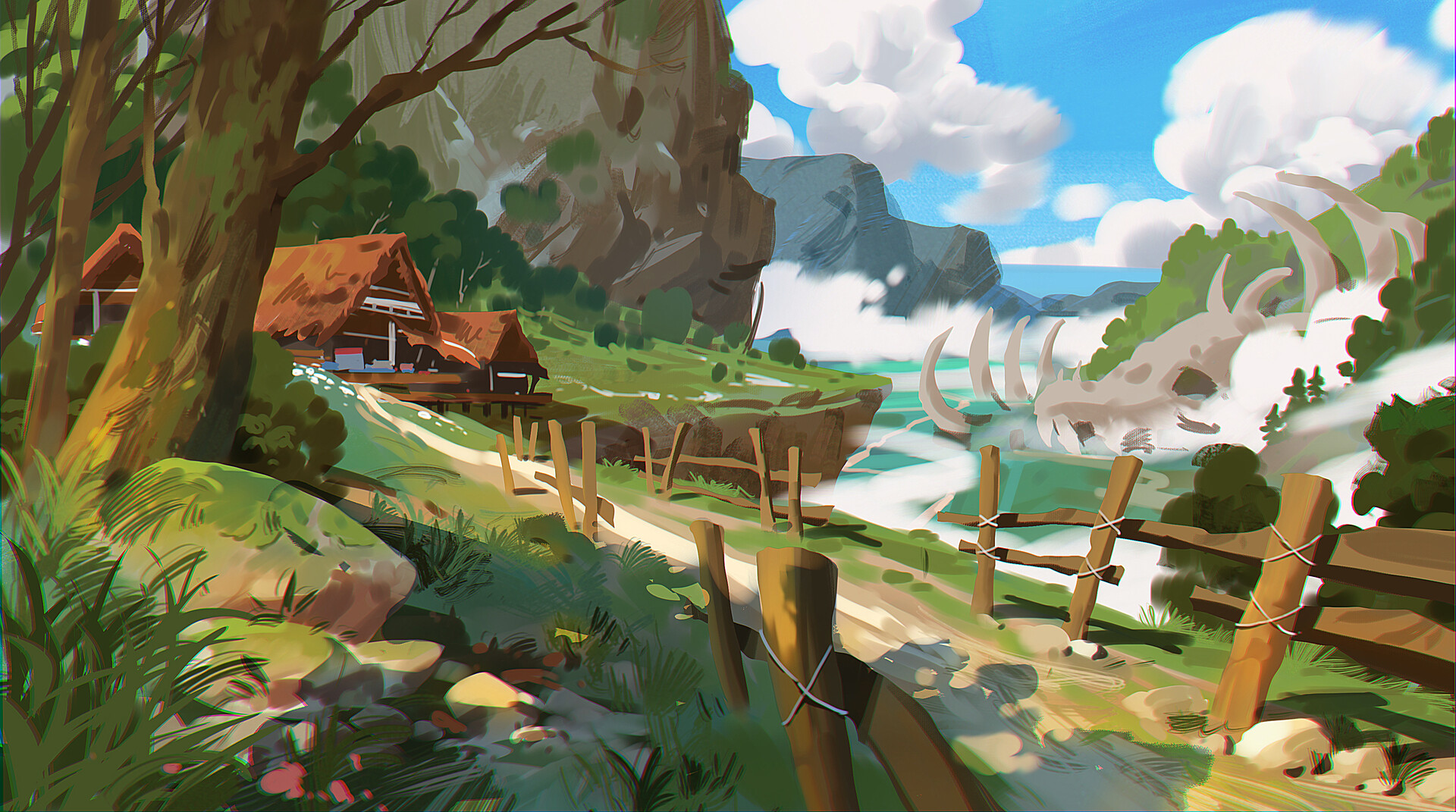 ArtStation - Landscape concept