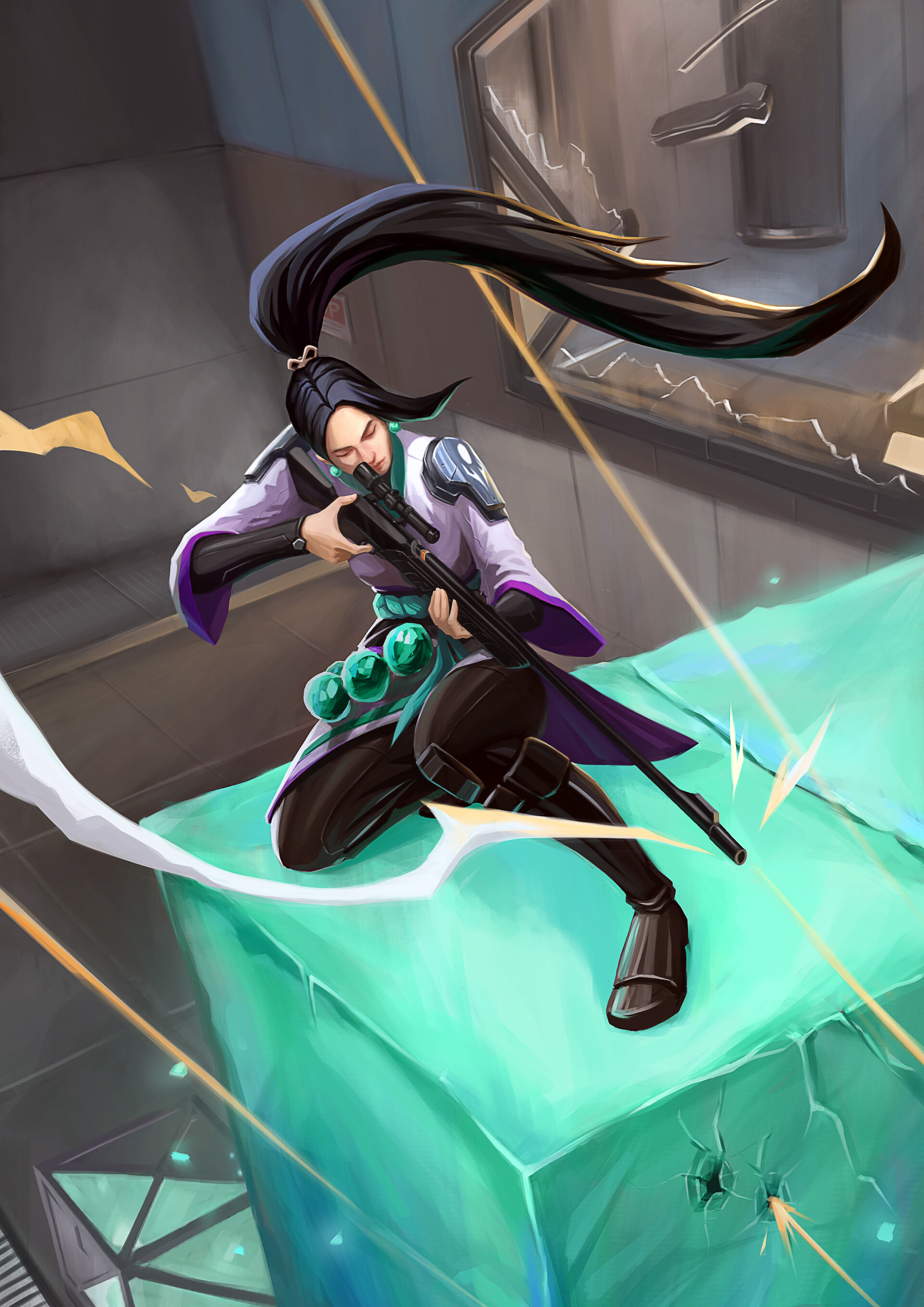 ArtStation - Sage Valorant Fan Art