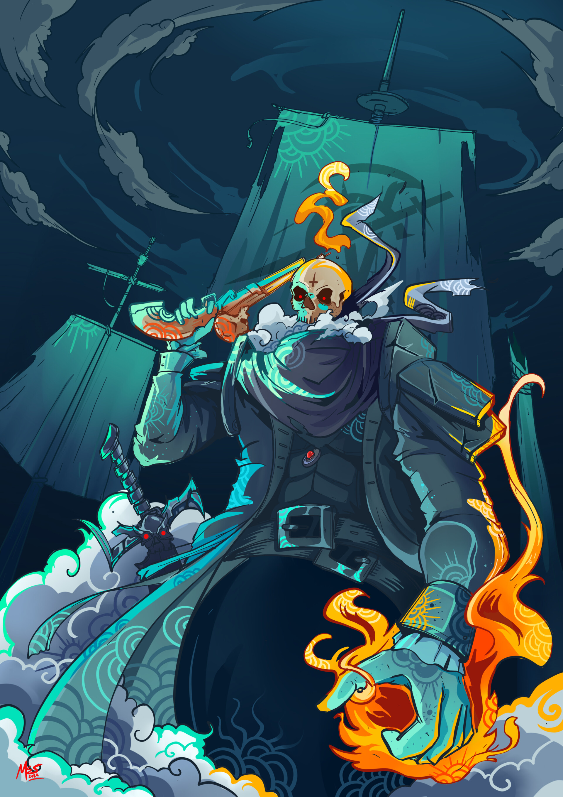 ArtStation - Undead Pirate