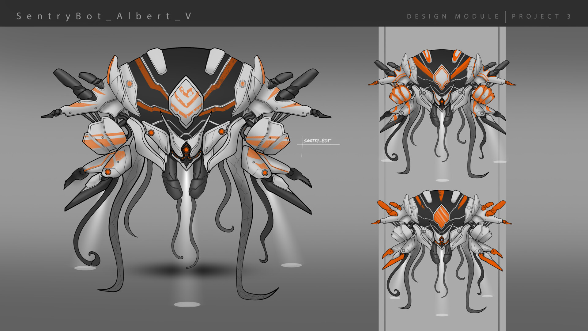 ArtStation - Sentry bot_Project 4 (Rework)