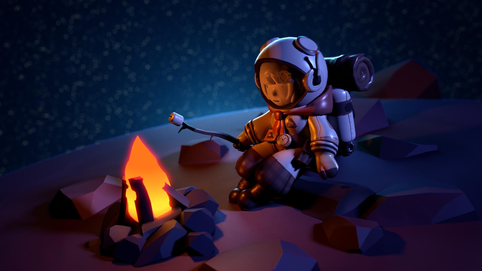 ArtStation - Space Camping
