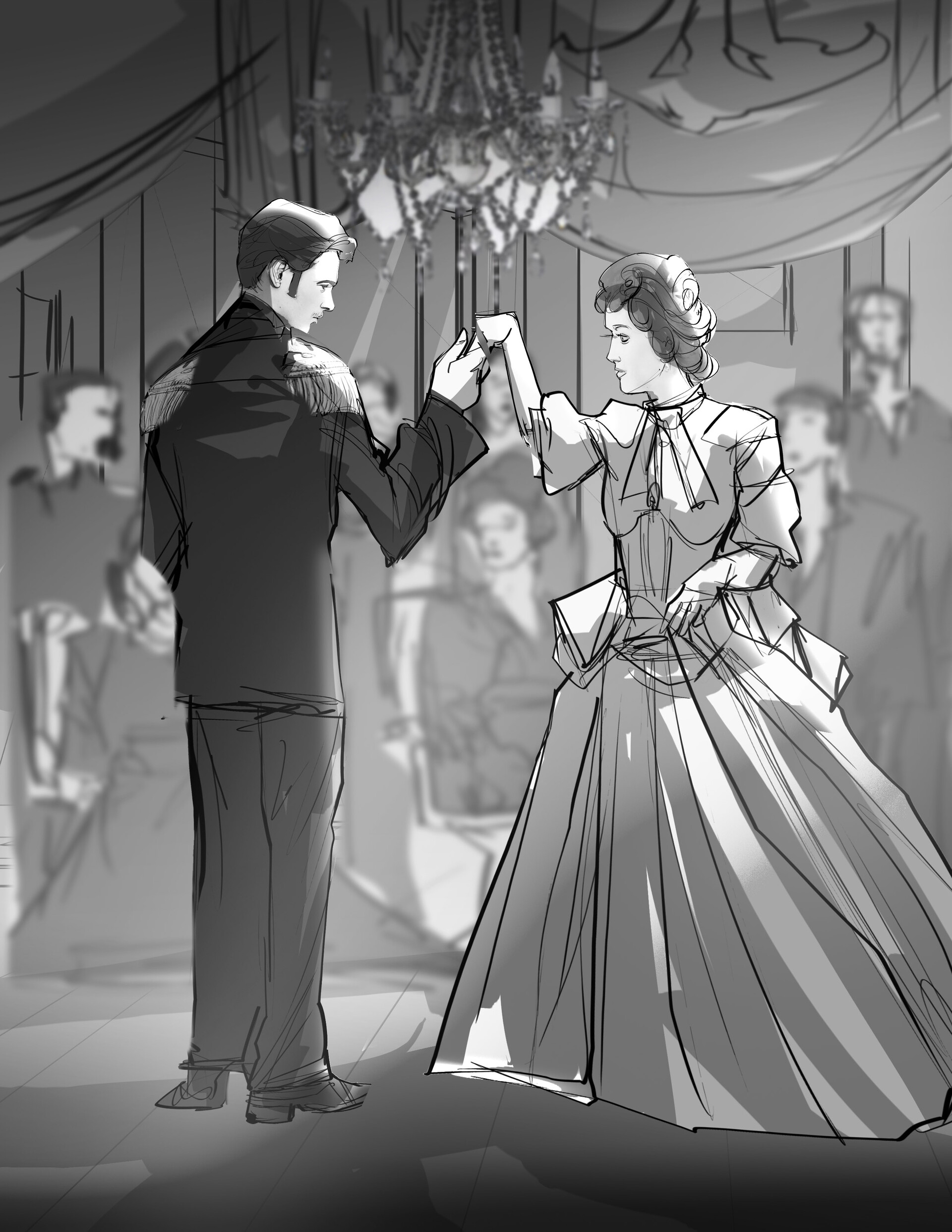 Charles Ratteray [ DRAW MY MOVIE .COM ] - THE EMPRESS- KEY ART ADVERTISING