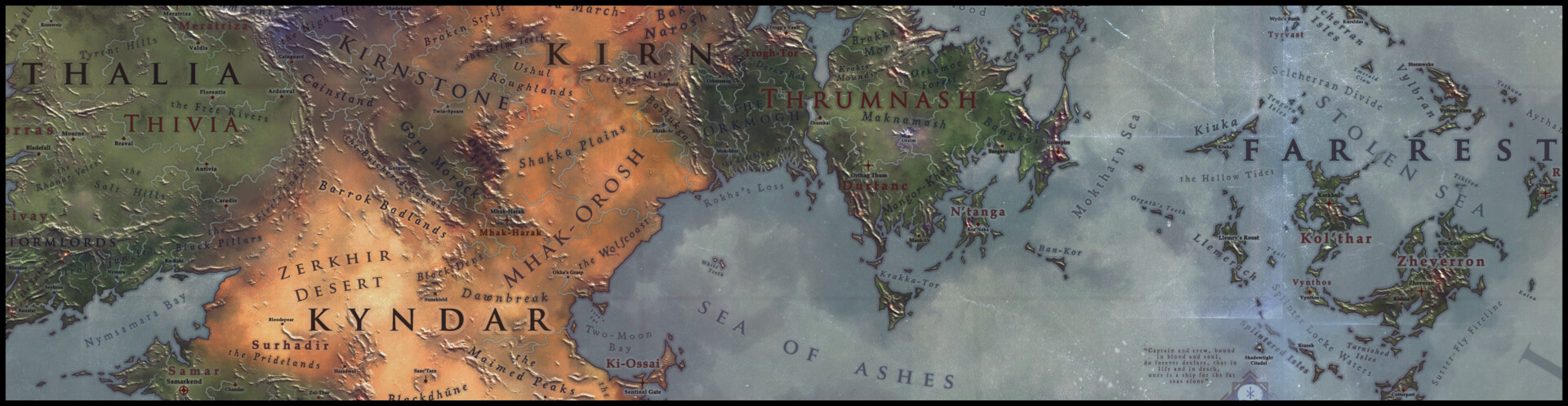 Daniel-André Sørensen - Nym - World Map - Twin-Continents