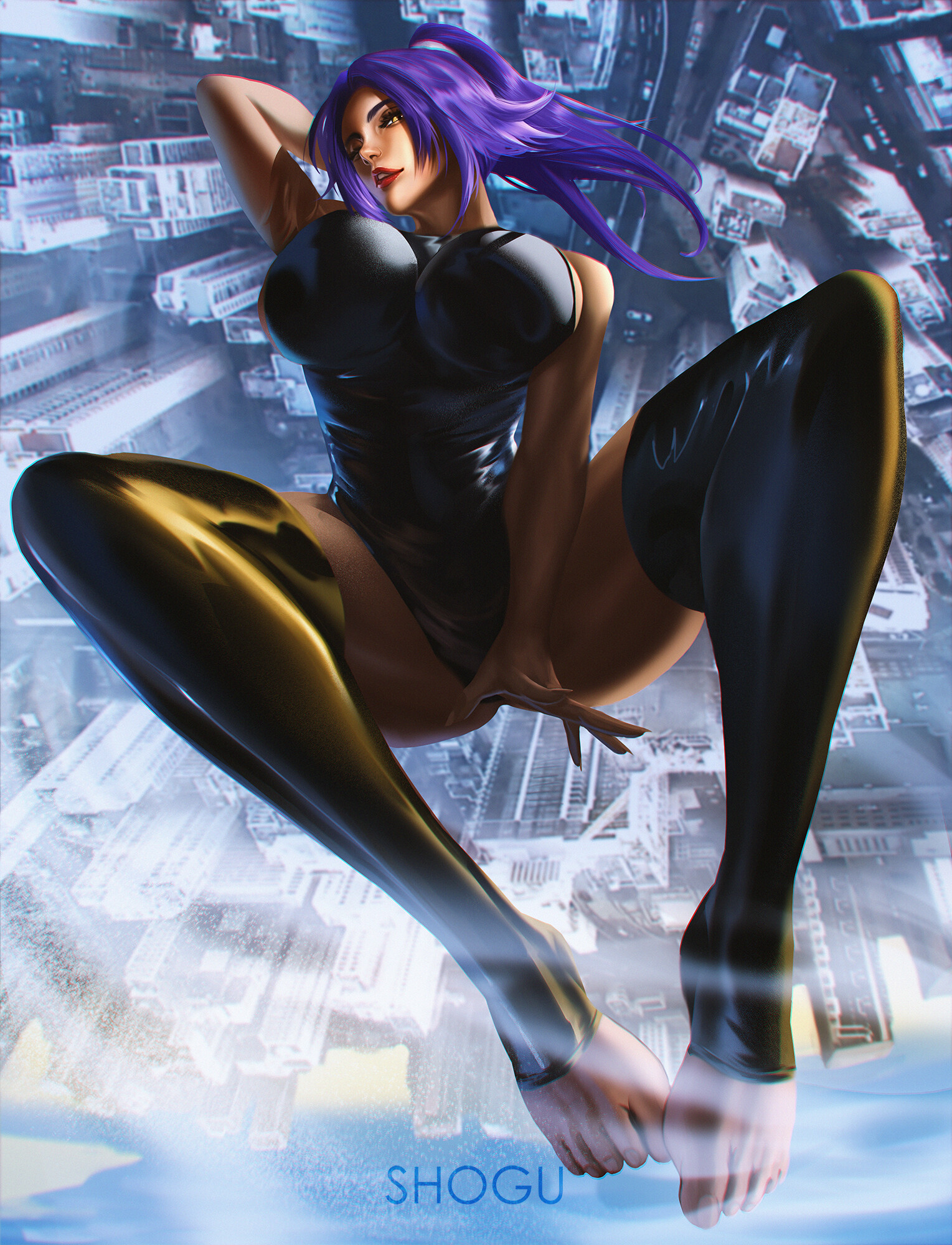ArtStation - Protect soul society -2nd Division Yoruichi