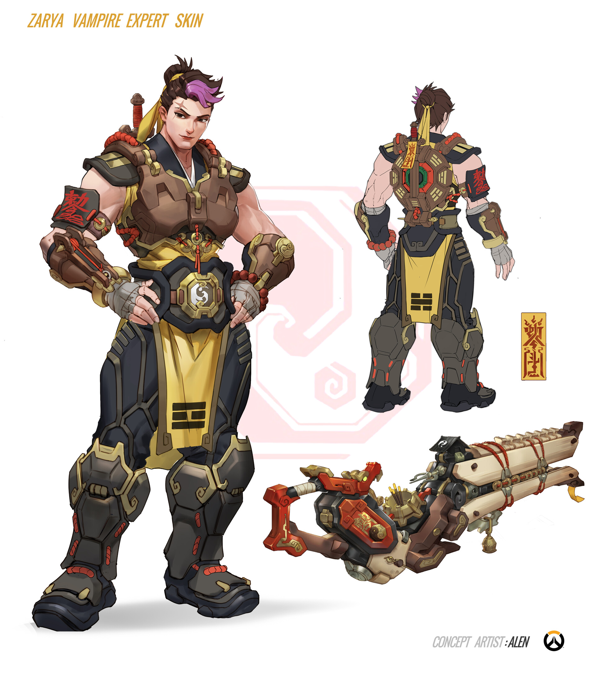 ArtStation - ZARYA SKIN- Vampire Expert