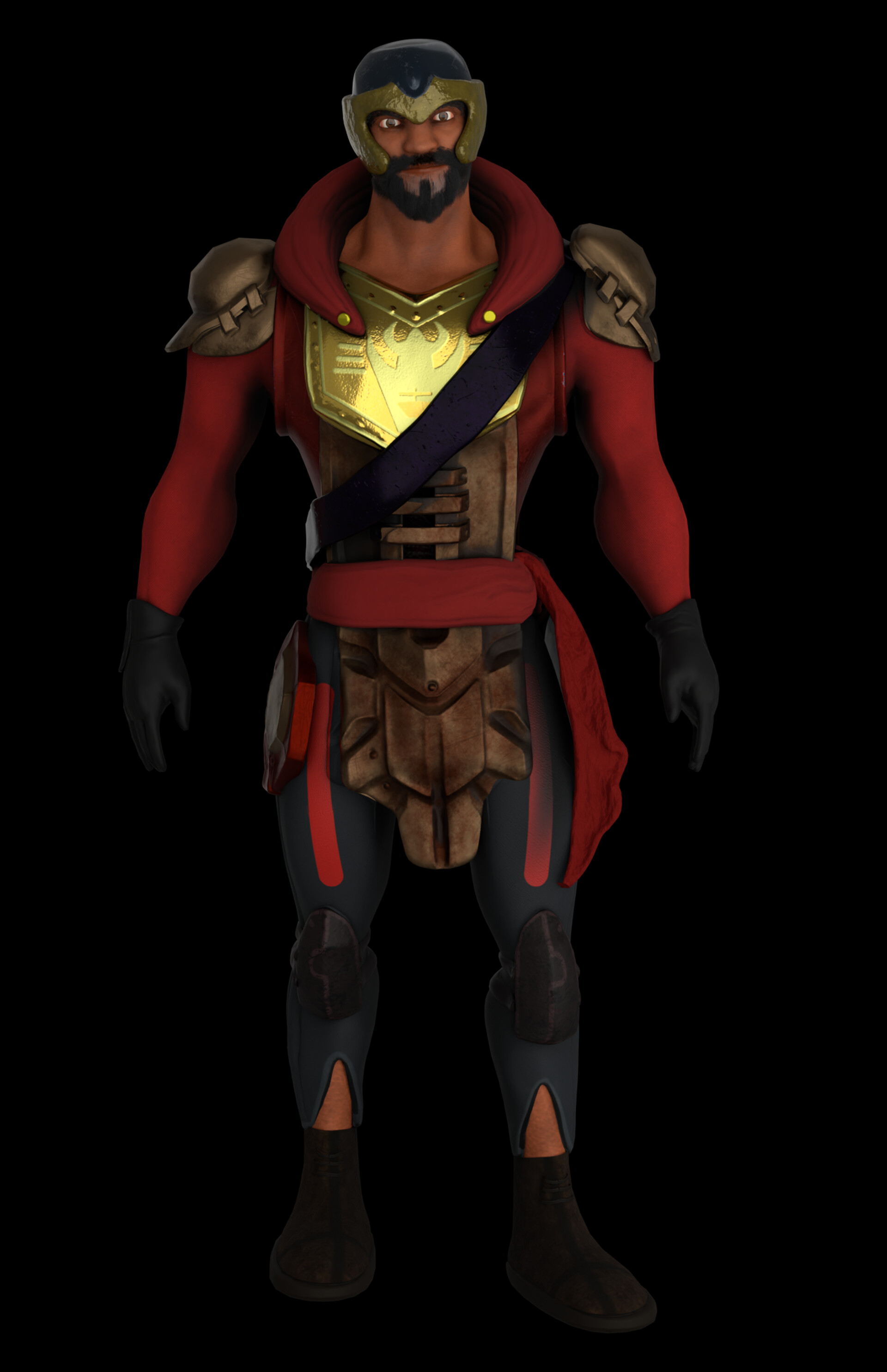 Sahil Negi - warrior concept art