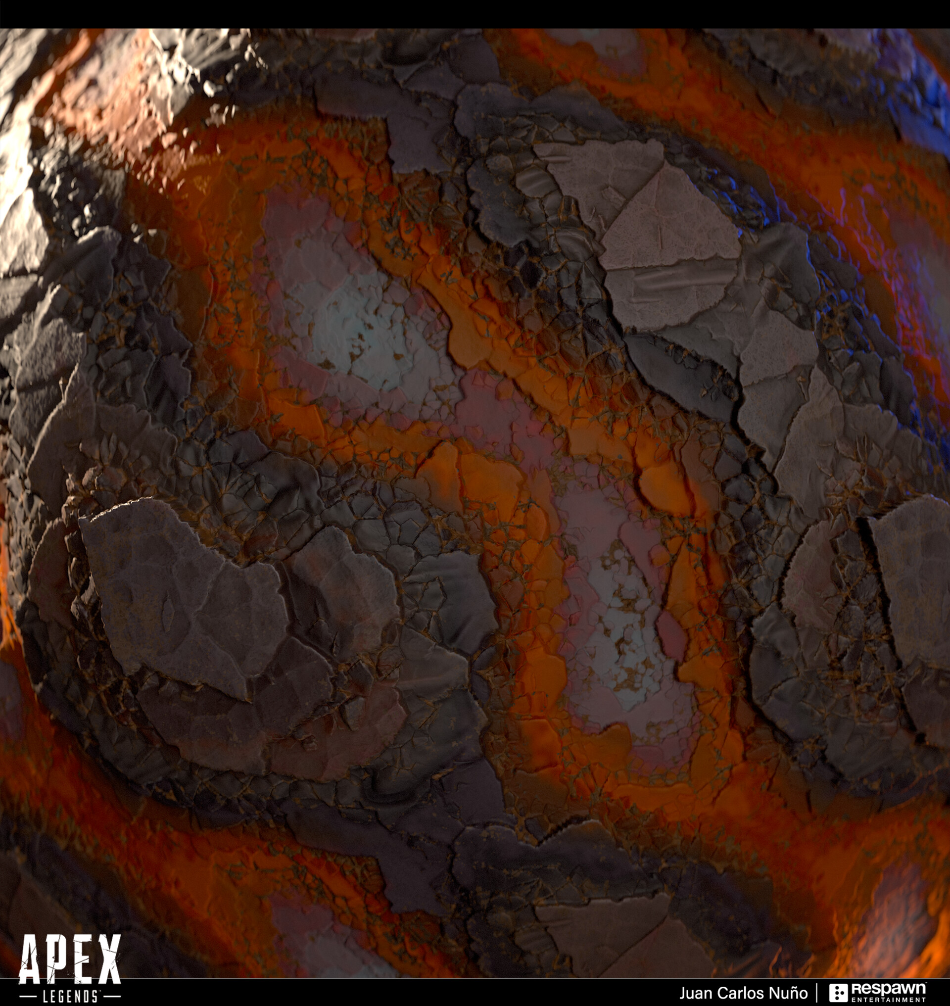 Juan Carlos Nuno - Apex Legends: Eclipse - Broken Moon - Material - Rusted Pooled Ground