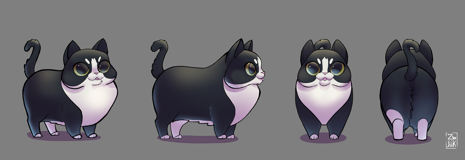 ArtStation - Gogi 2D Turnaround