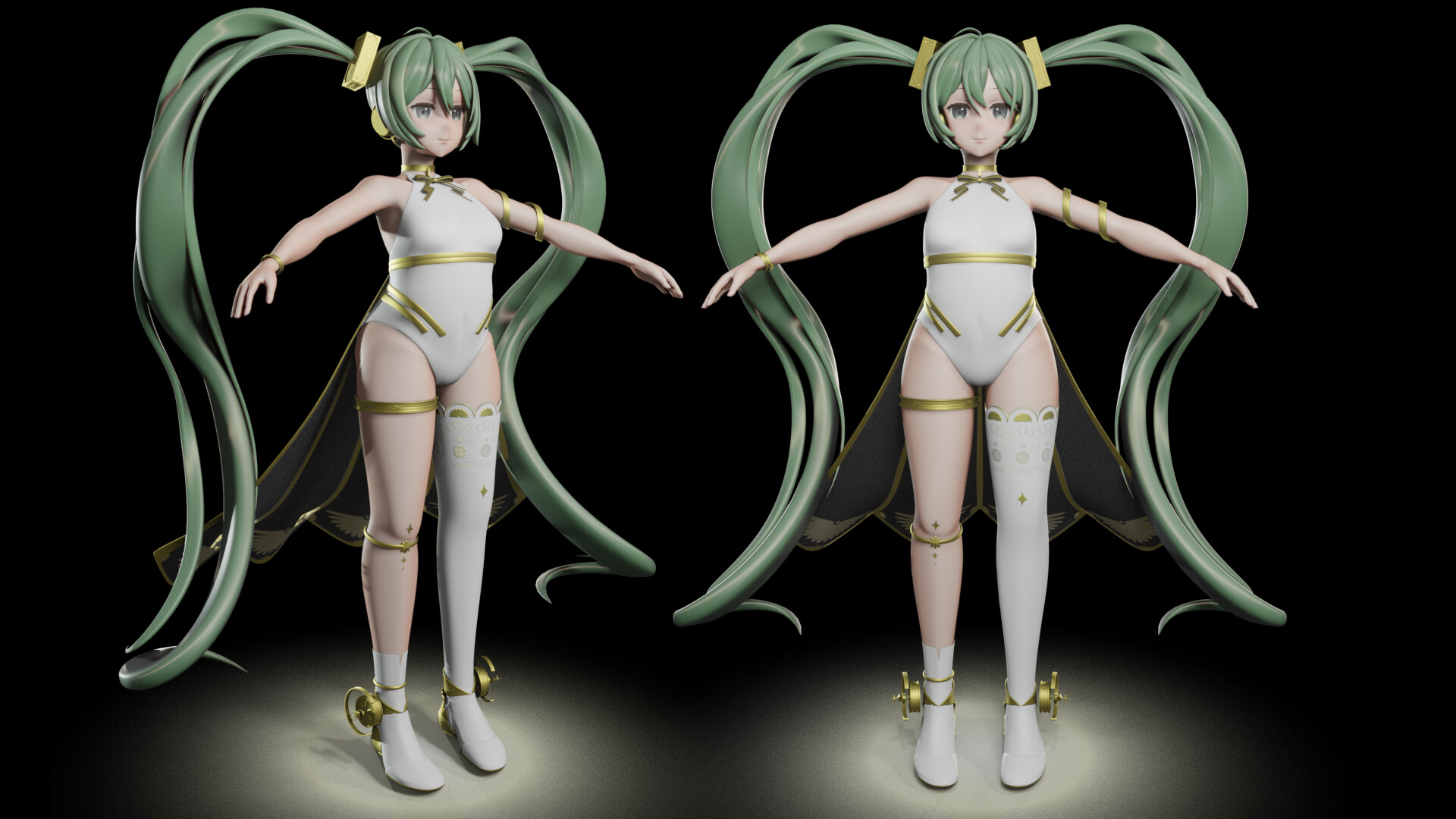 ArtStation - 【blender】Miku Symphony