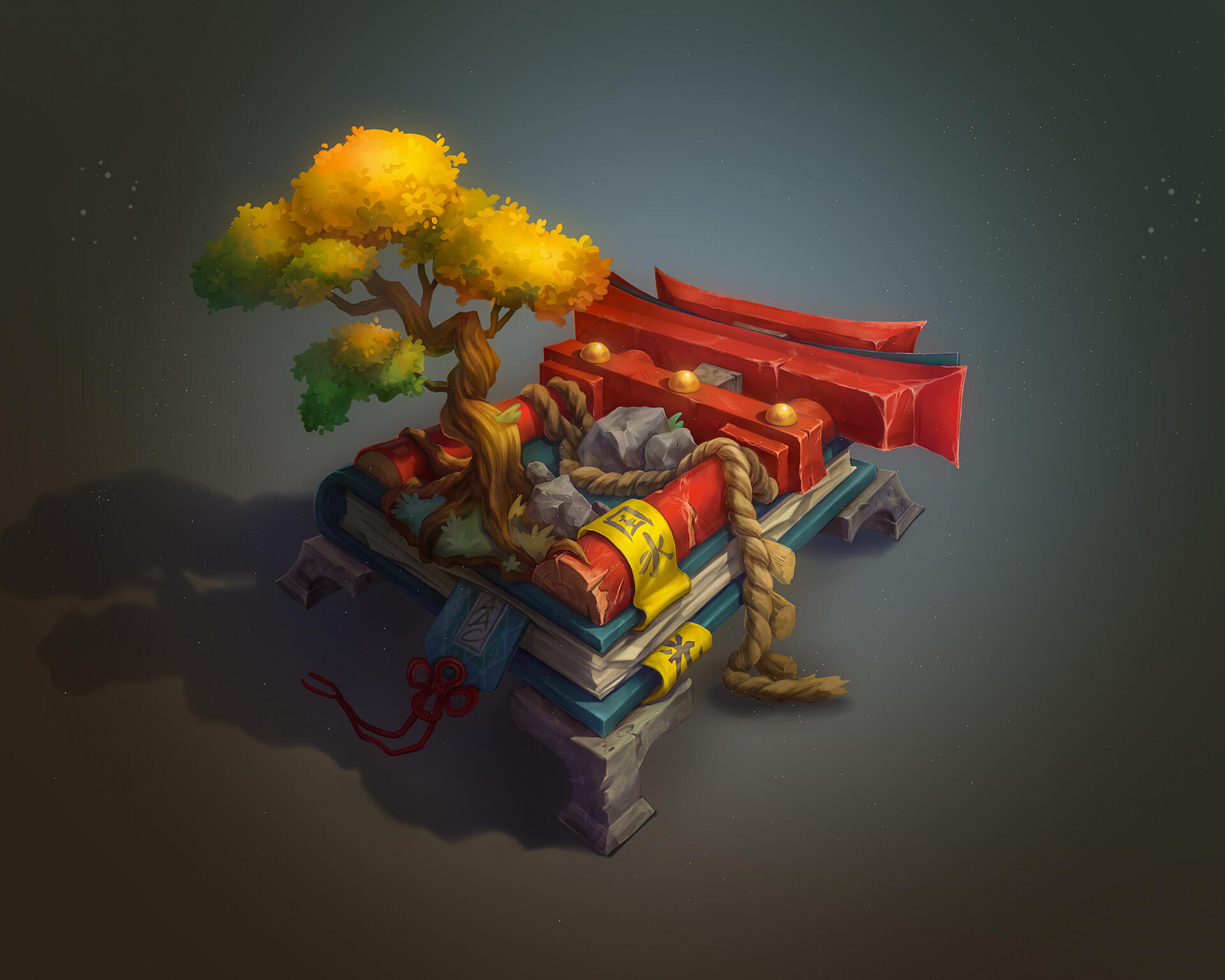 ArtStation - Eastern book