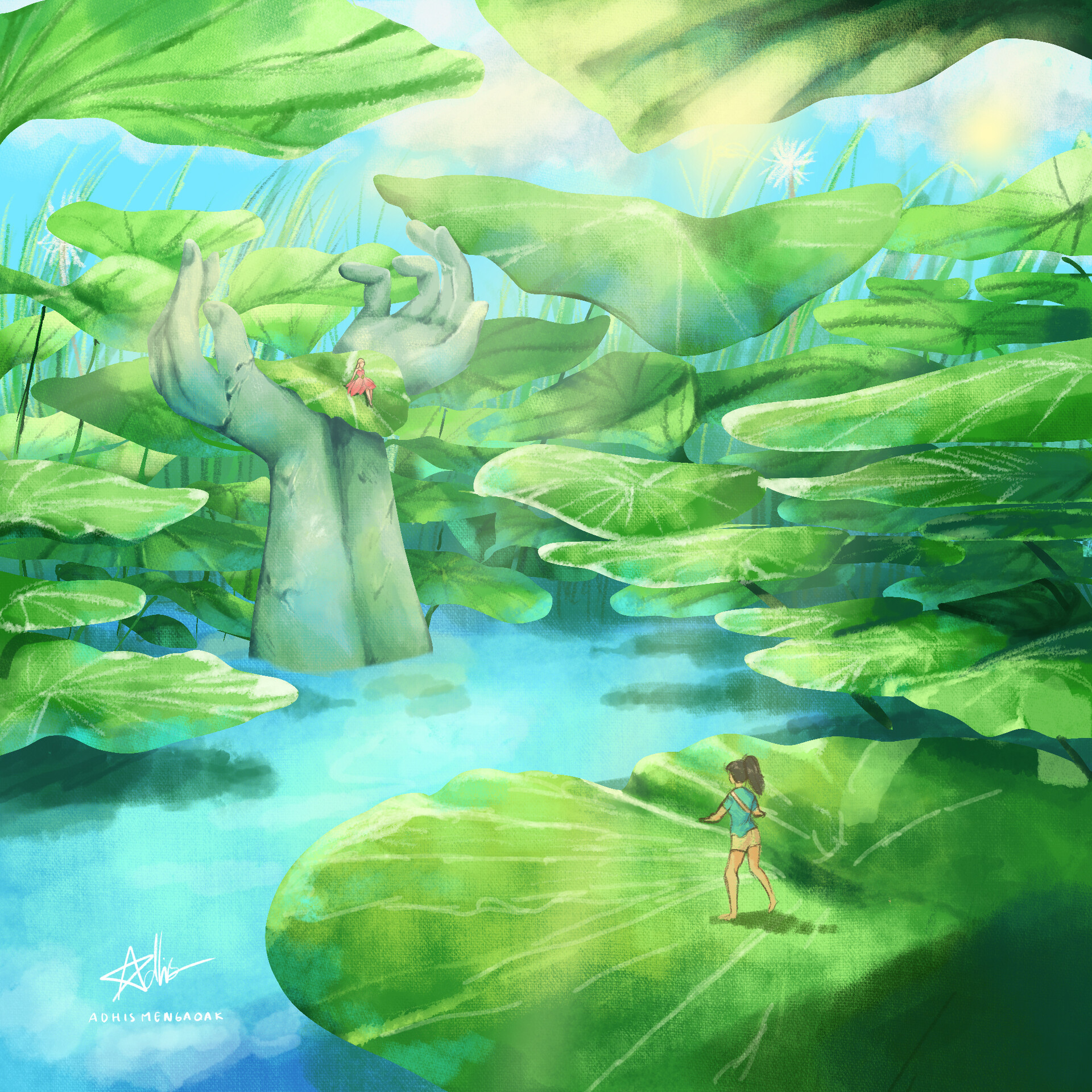 ArtStation - Fantasy Pond