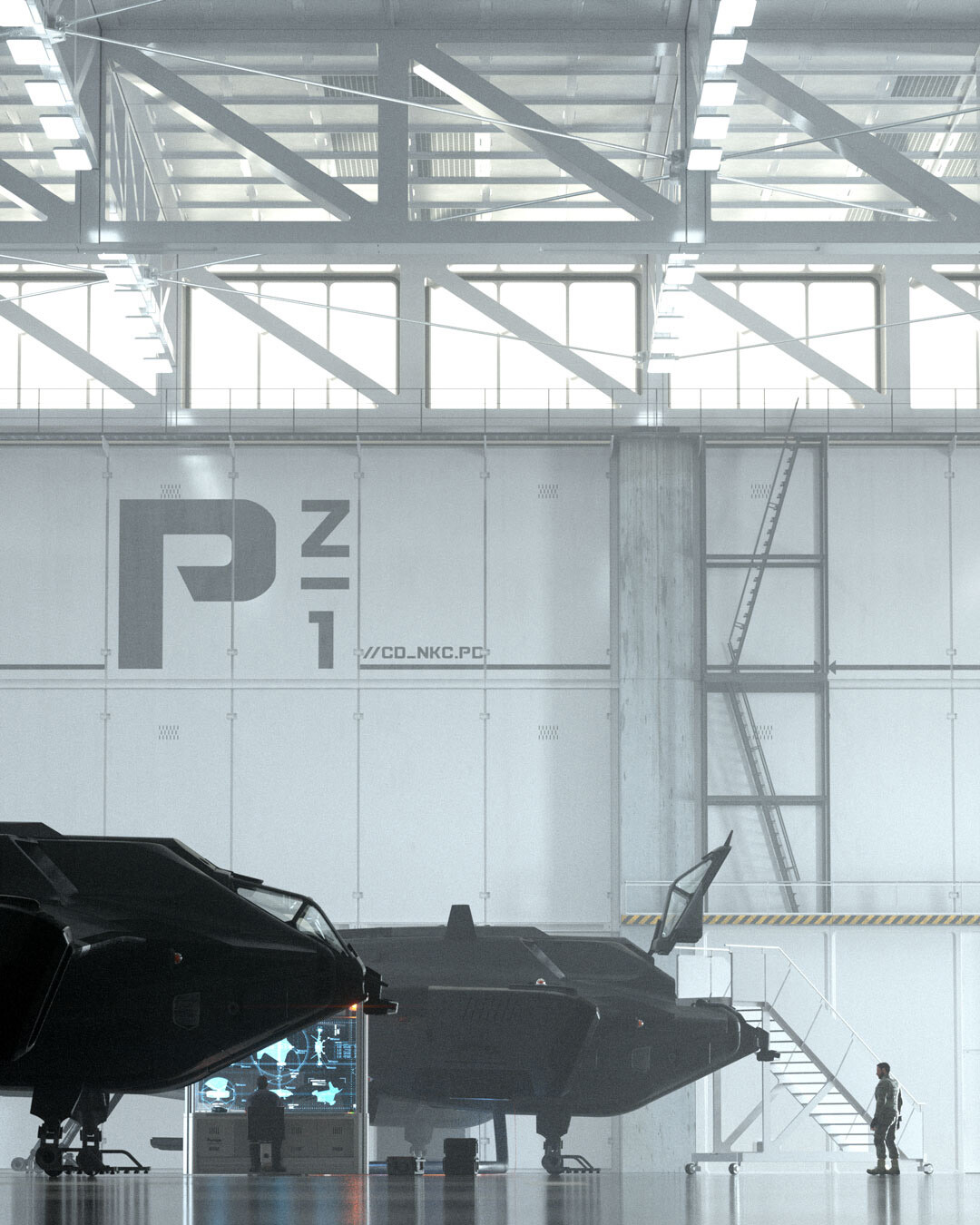 ArtStation - Hangar / Pitstop-Terminal