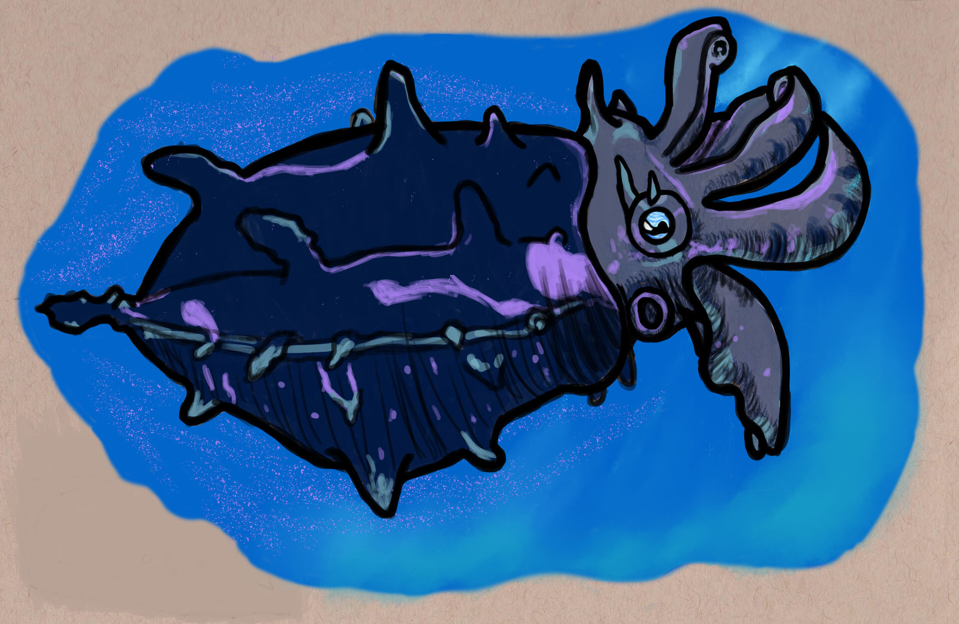 ArtStation - Cuttlefish Cutie