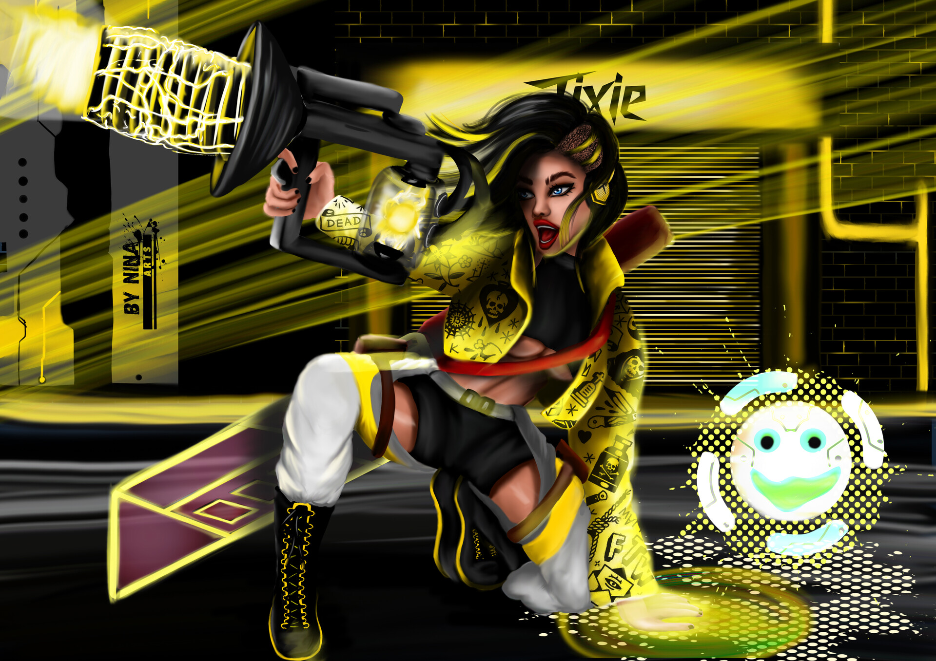 ArtStation - Cyberpunk Tixie