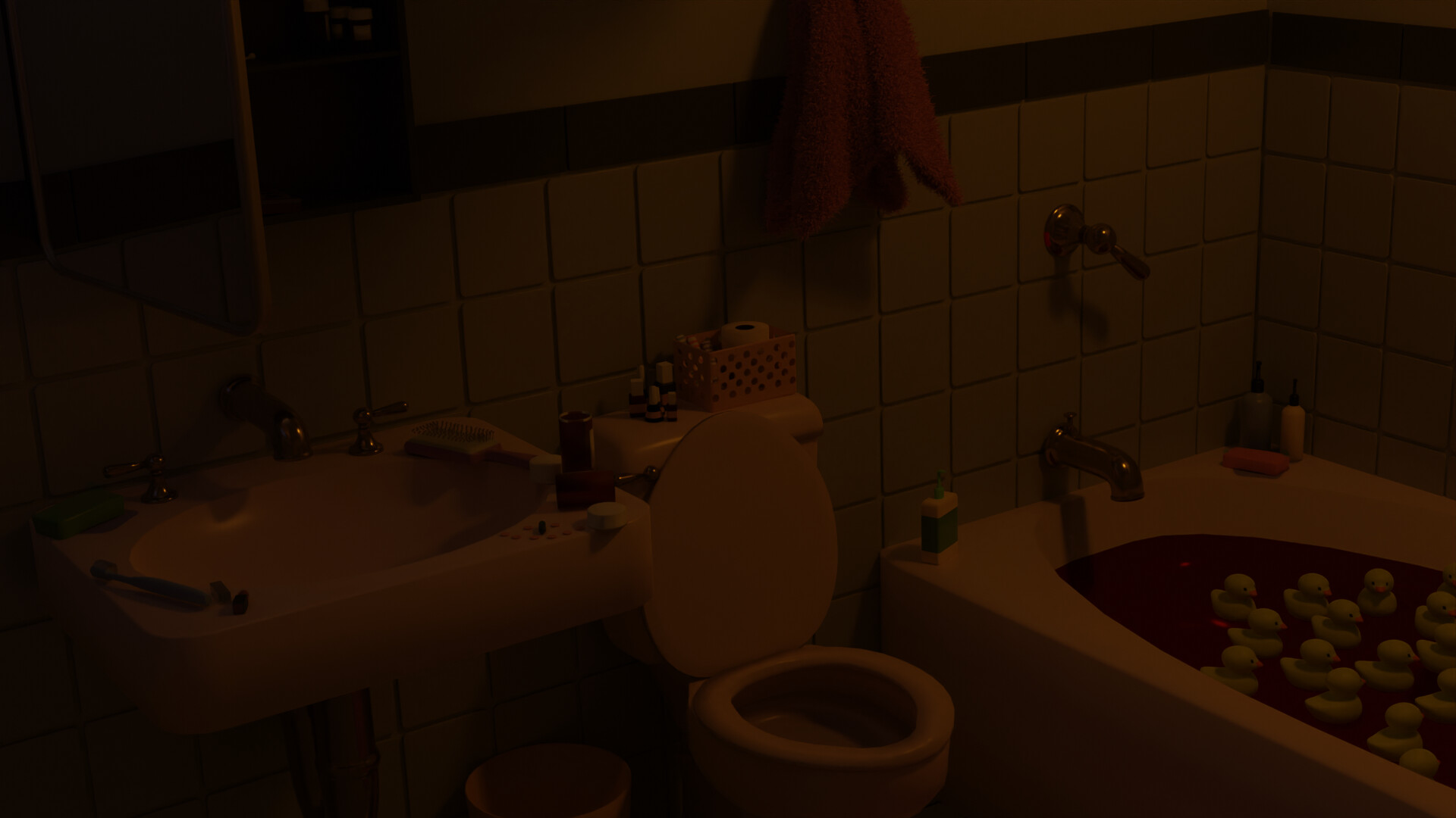 ArtStation - Bathroom Scene