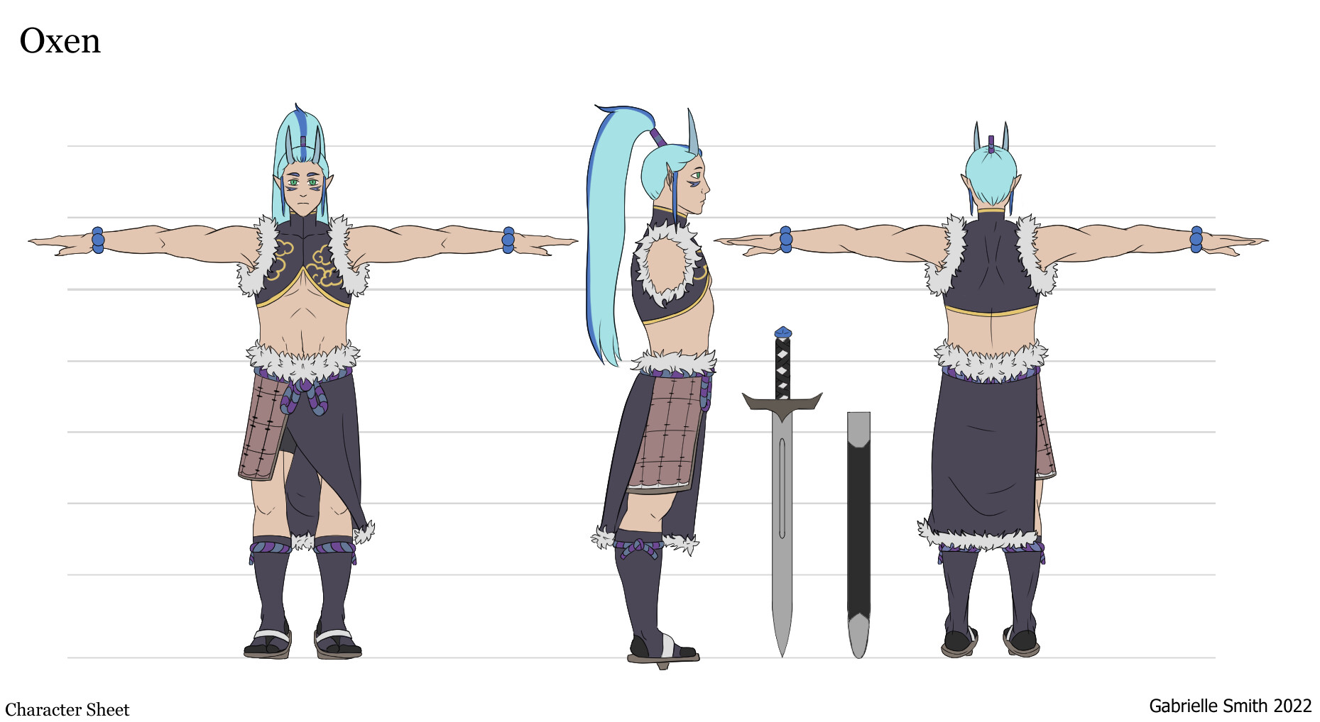 ArtStation - Oxen Turn-Around