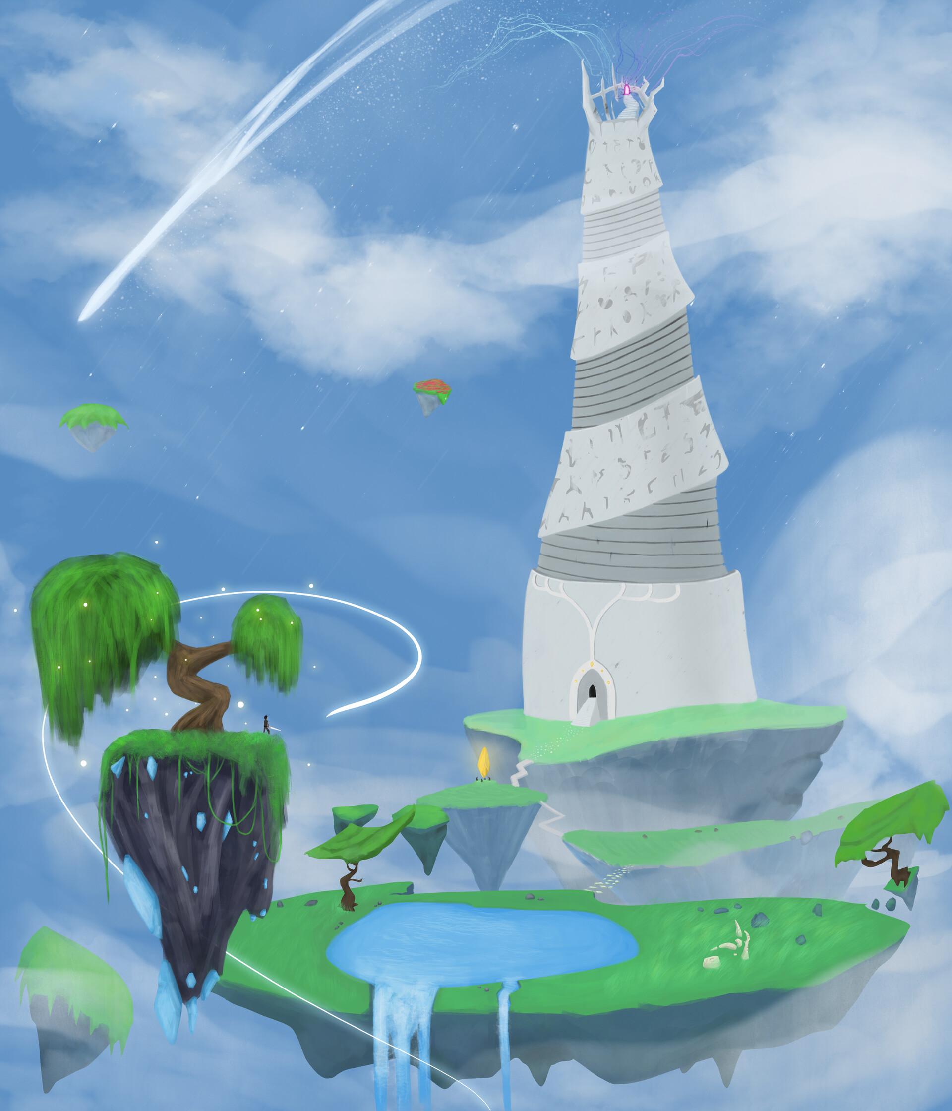 ArtStation - Flying Tower