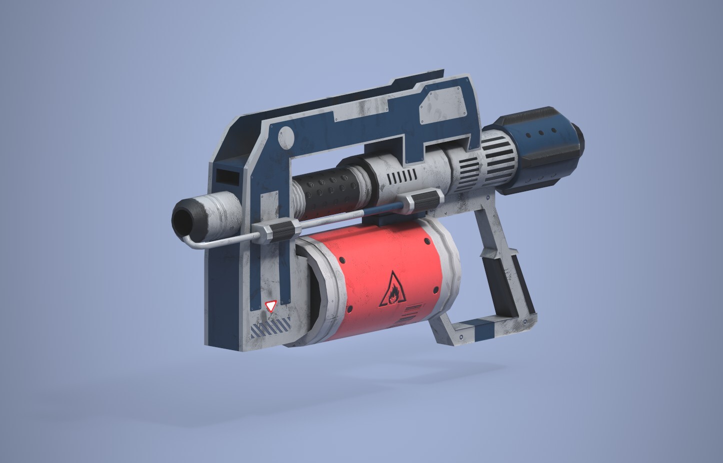 ArtStation - 3D Flamethrower model