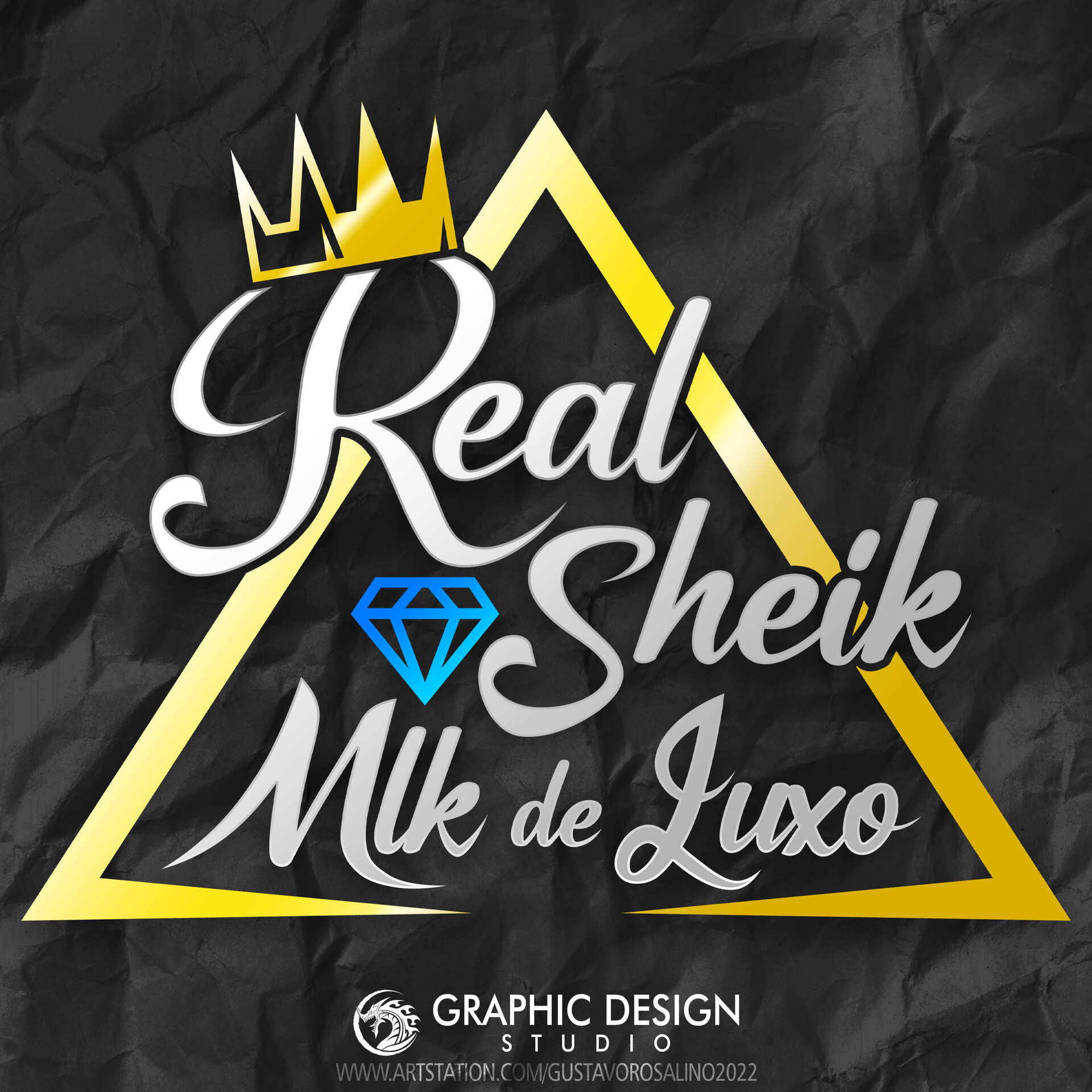 ArtStation - Logotipo Real Sheik o Mlk de Luxo
