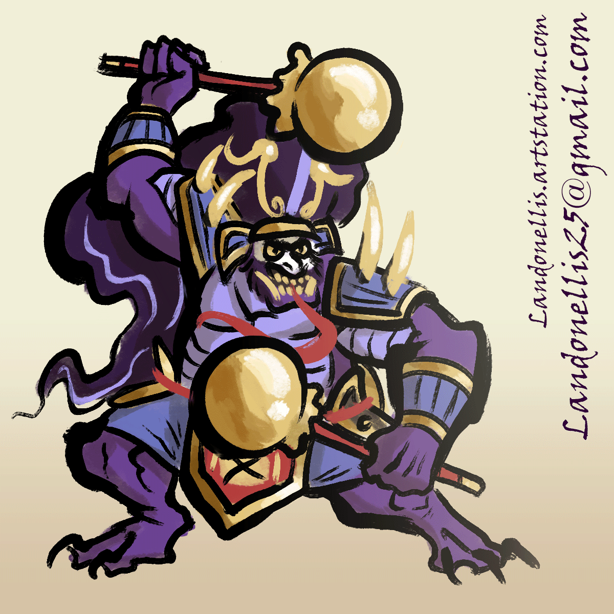 Landon Ellis - Oni Attack Animation (Taka Taka)