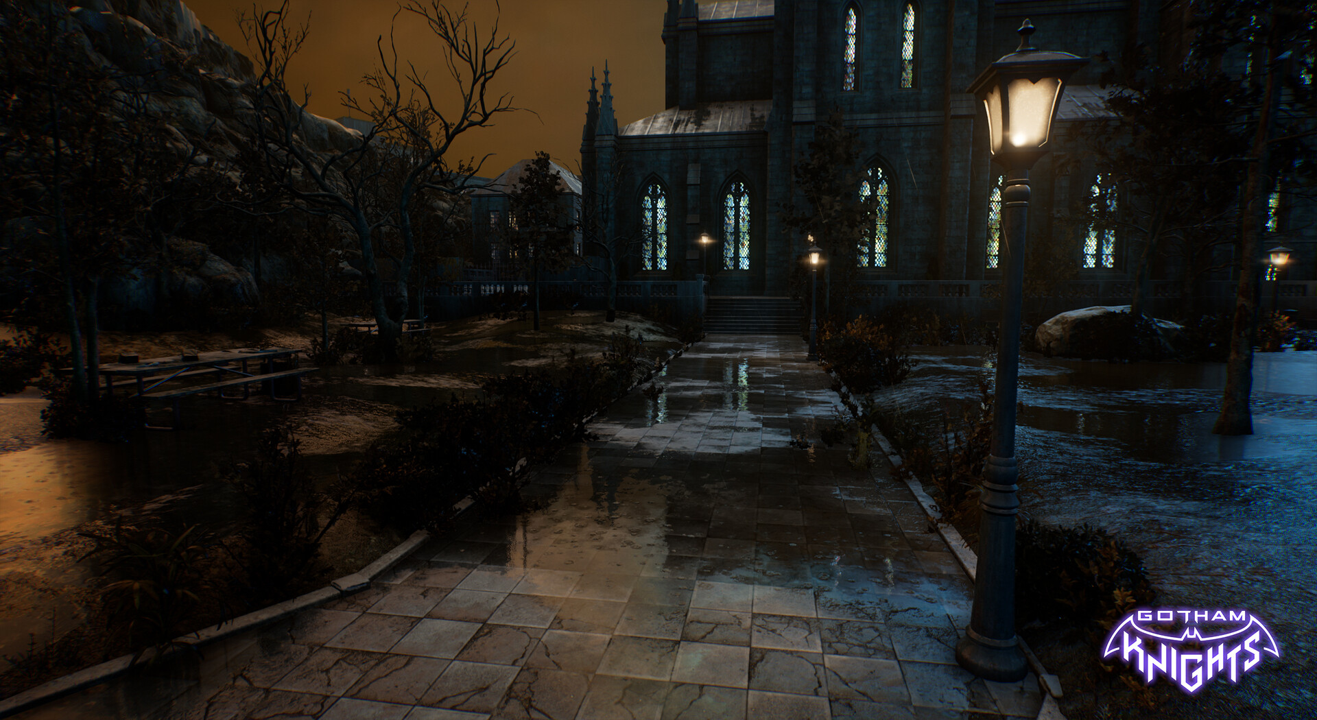 ArtStation - Gotham Knights Old Church's Park